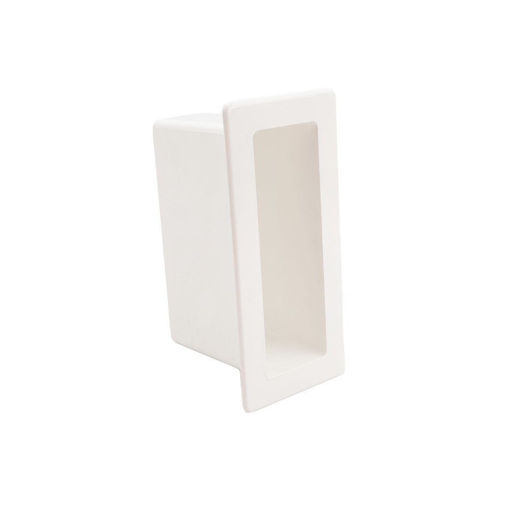 2" x 6" x 4" Pocket Rail Vinyl Fence Gate Socket (White) - LMT 1129 ...
