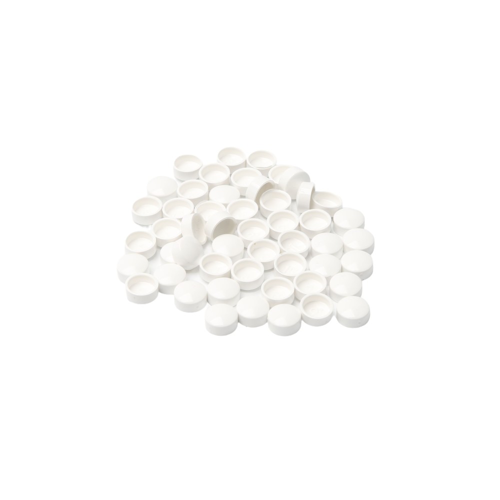 LMT 1132-500-WHITE Screw Snap Caps - White | Vinyl Fence Fittings