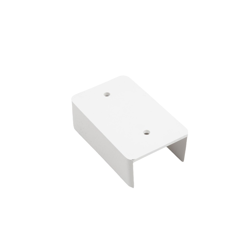 LMT 2" x 3 1/2" Rail Mount Bracket For Vinyl Fence (White) - 1150-WHITE ...