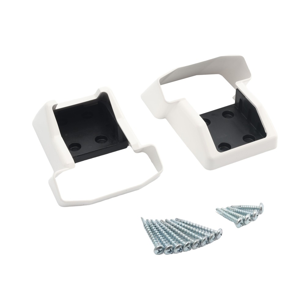 LMT 1396-WHITE T-Rail Covered Handrail Stair Bracket Kit For Vinyl ...