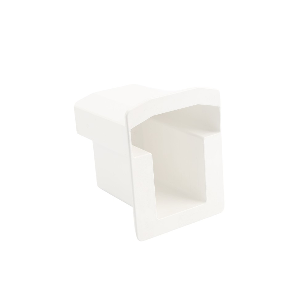 T-Rail Pocket Rail Vinyl Fence Gate Socket (White) - LMT 1532-WHITE ...