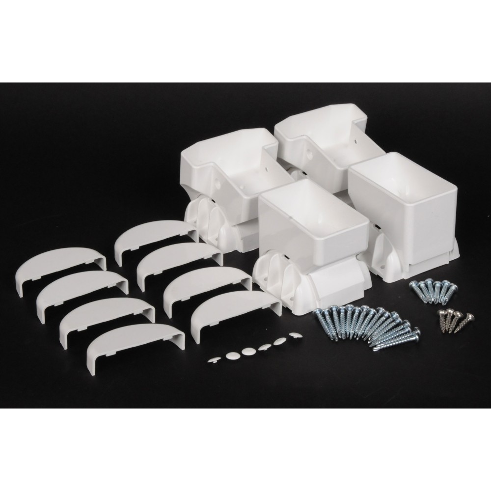 T - Rail Angle Wizard Vertical Stair Porch Vinyl Railing Bracket Kit ...