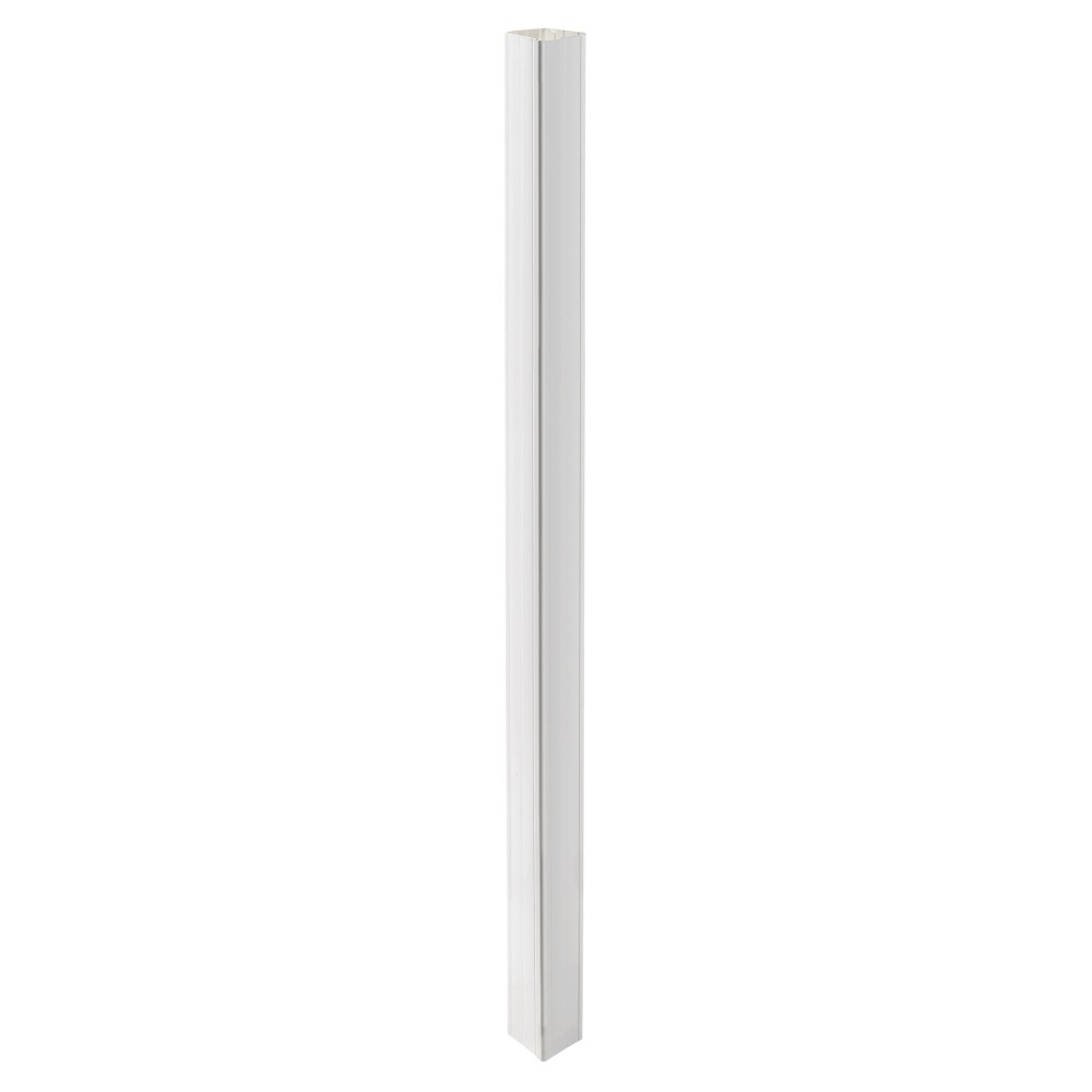 4" x 4" x 120" White Vinyl Porch Post Wrap for Wood Posts (Adjustable 3 ...