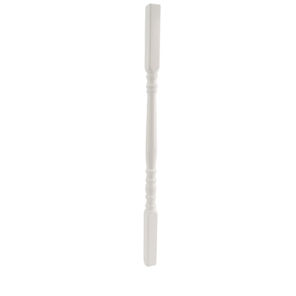 LMT 1 1/2" Sq x 32 1/2" Traditional Baluster Thermoformed Vinyl Spindle ...