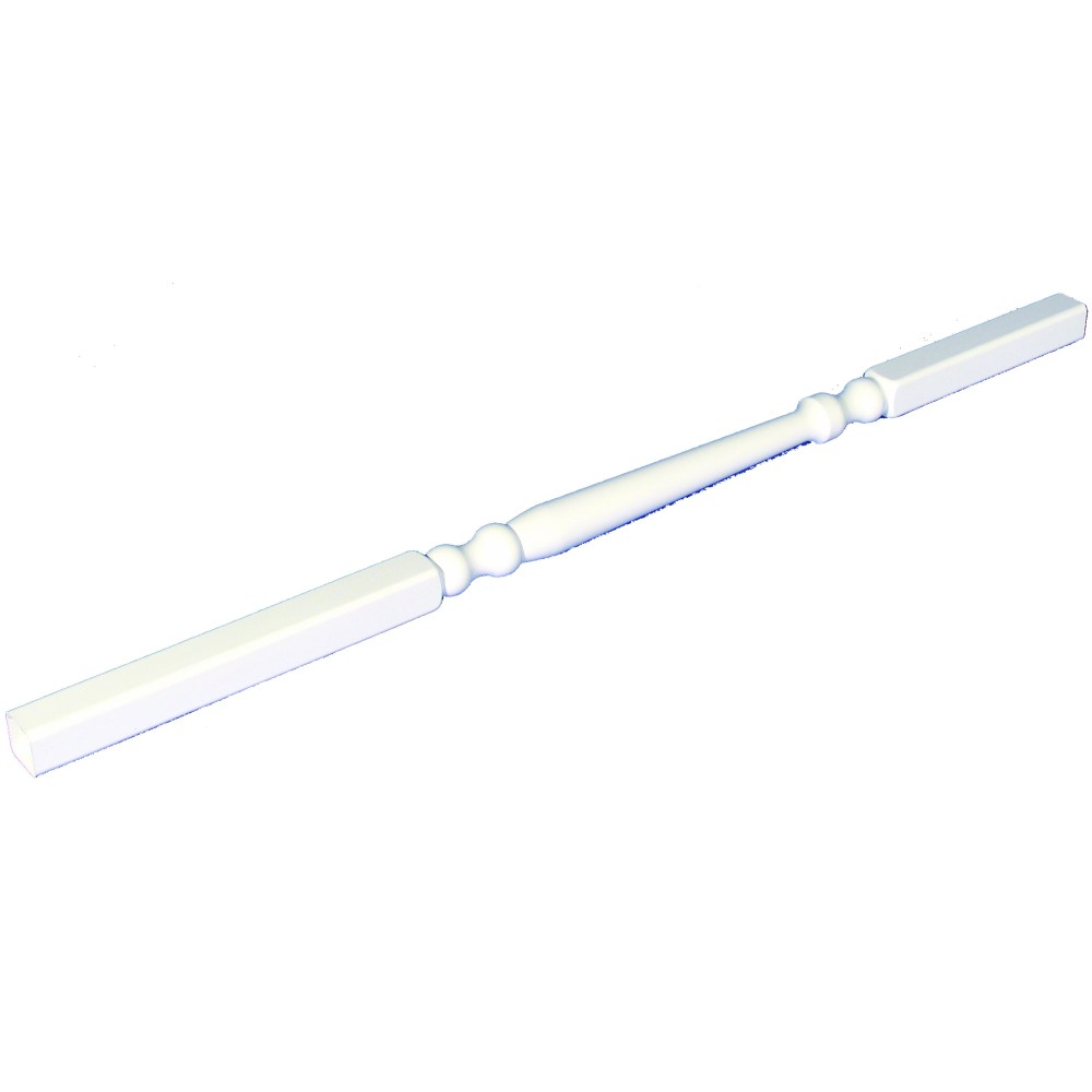 LMT 1 1/4" Sq x 38" Colonial Baluster Thermoformed Vinyl Spindle For ...