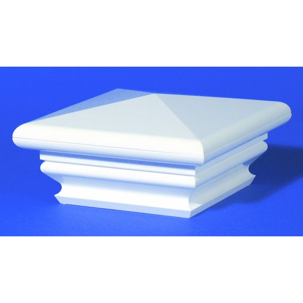 LMT 1139KK 4" x 4" Federation Vinyl Post Cap - Khaki | Vinyl Fence Fittings