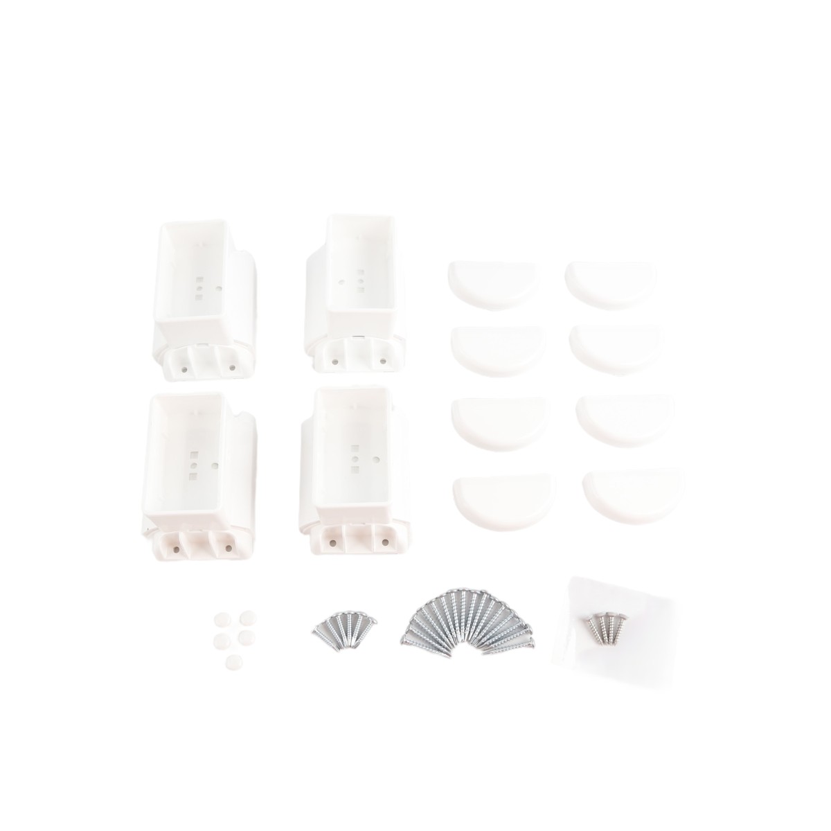 2" x 3.5" Angle Wizard Horizontal Porch Vinyl Railing Bracket Kit ...
