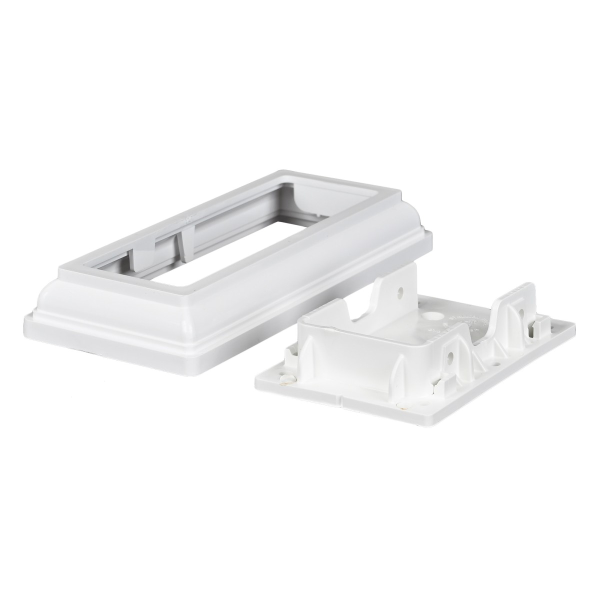 2" x 6" Vinyl Joist Hanger - LMT M-26JH-NA - Almond | Vinyl Fence Fittings