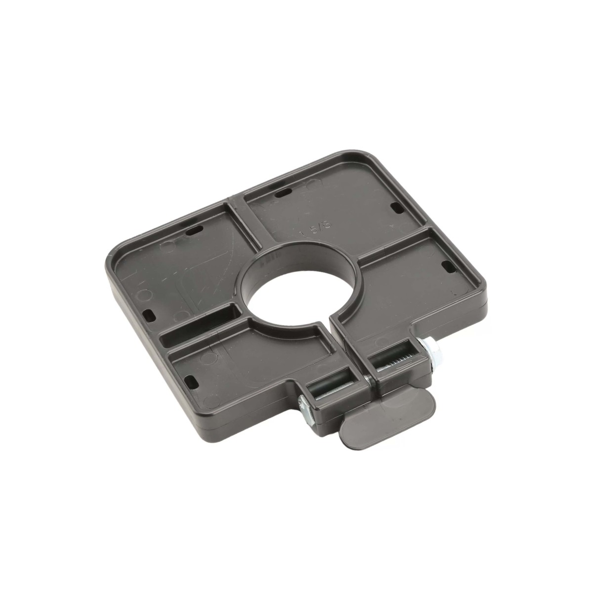 5" x 5" Heavy-Duty EZ Set Vinyl Fence Post Mounting Bracket and Post ...