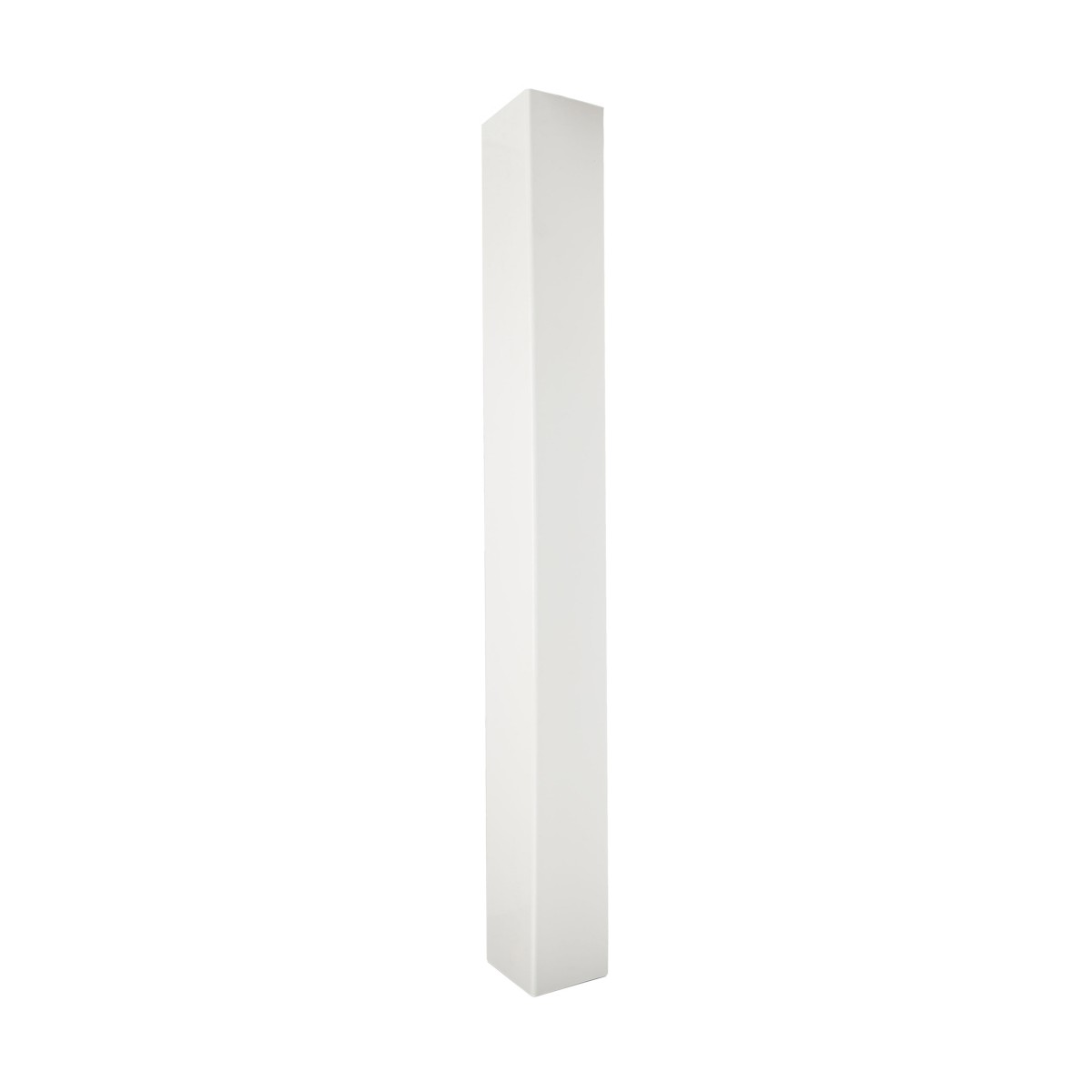 White Universal Vinyl Railing Post Sleeve 4" x 4" x 48" High - Made in ...