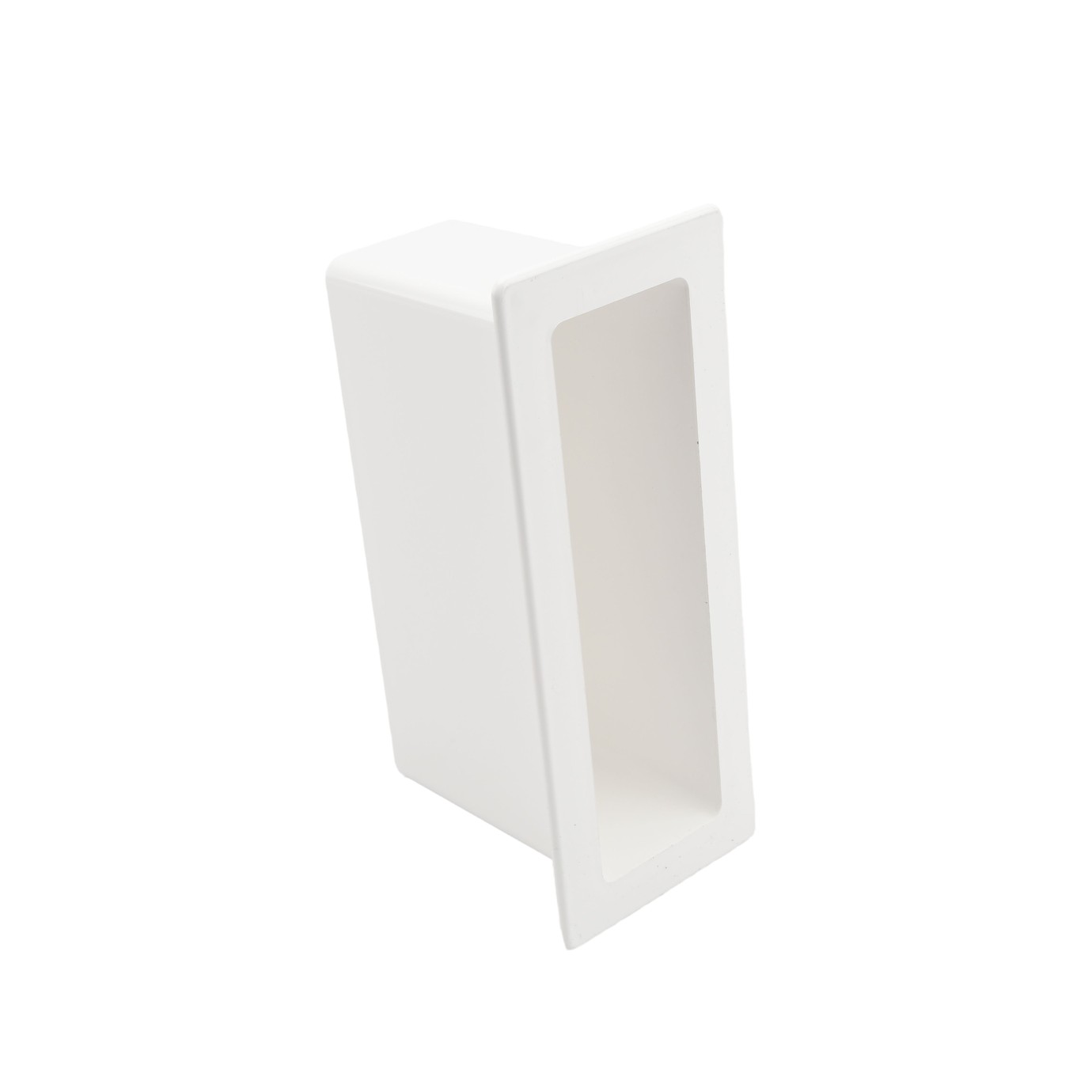 2" x 7" x 4" Pocket Rail Vinyl Fence Gate Socket (White) - LMT 1142 ...