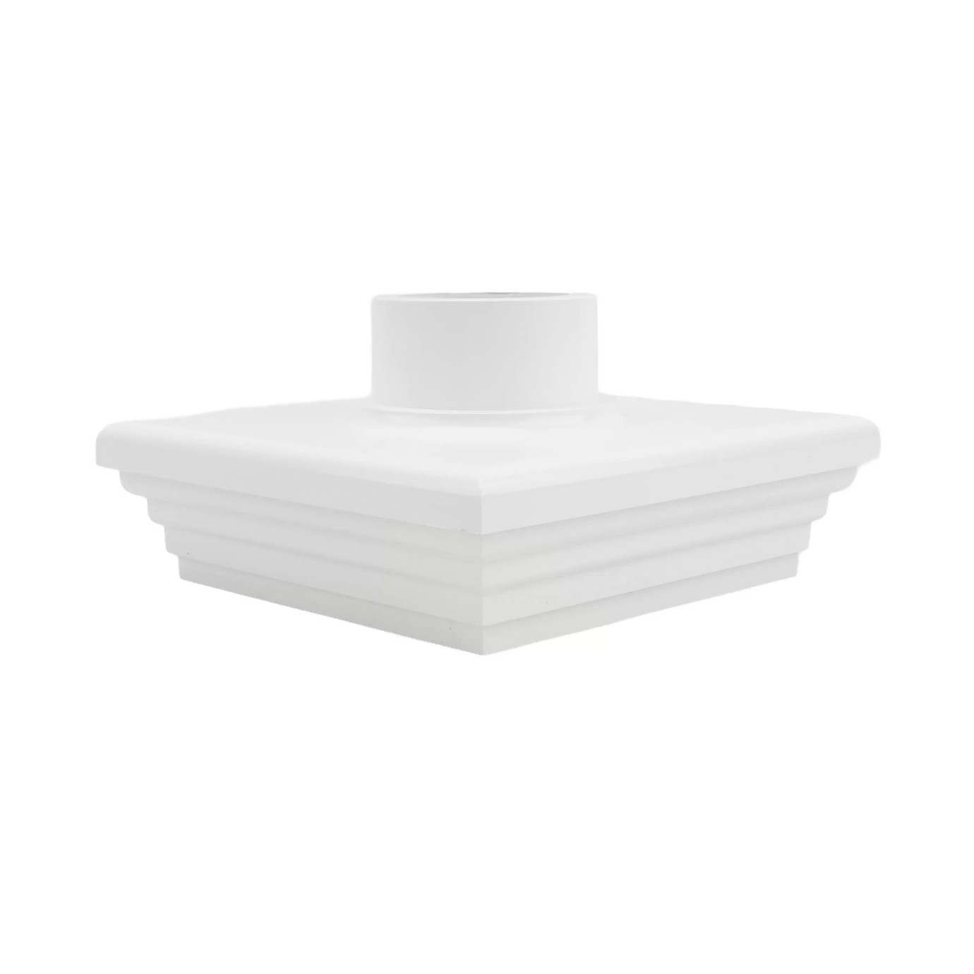 Post Cap Adapter Cap 5" To 3" for Vinyl Fence and Railing (White ...