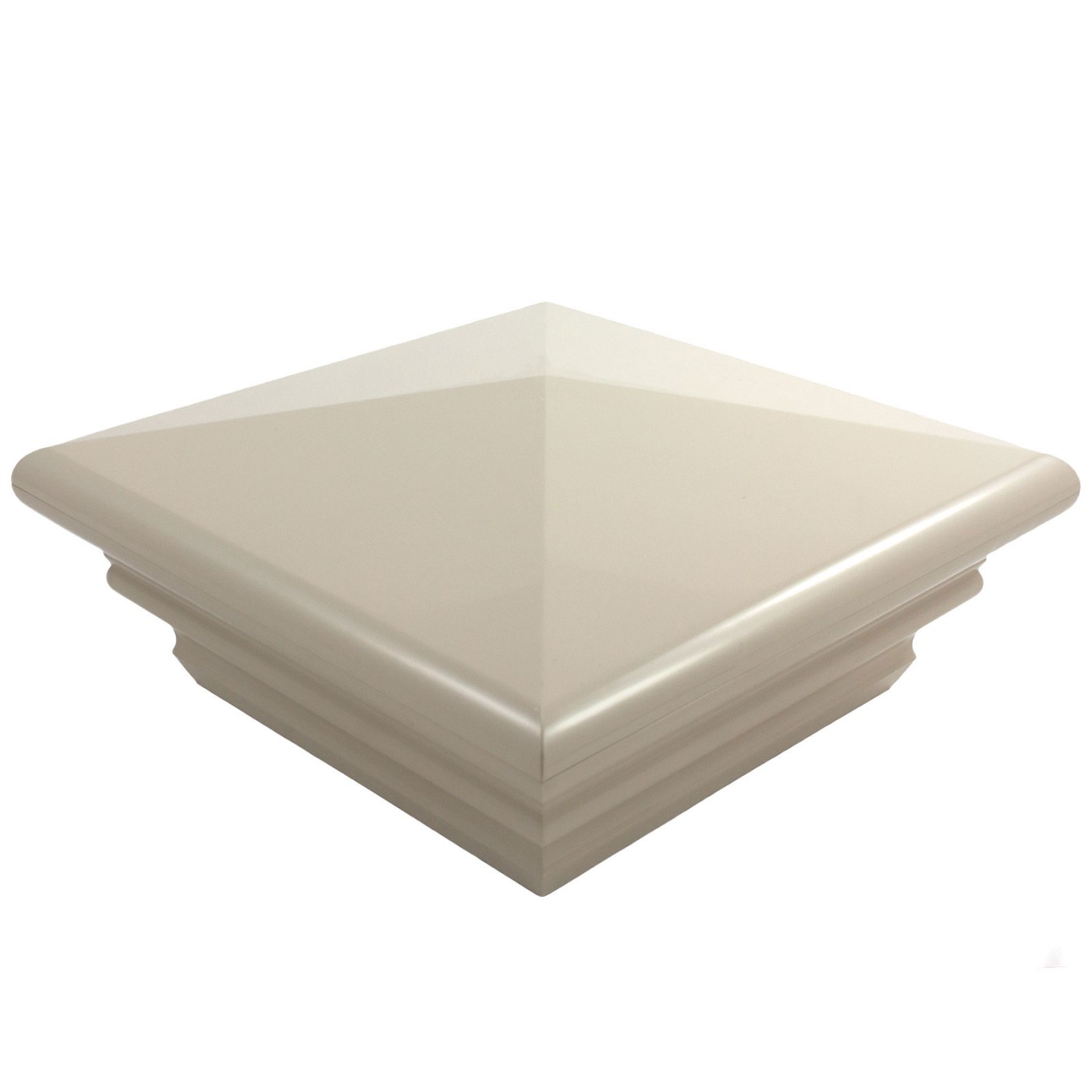 LMT 1140NA 5" x 5" Federation Vinyl Post Cap - Almond | Vinyl Fence ...