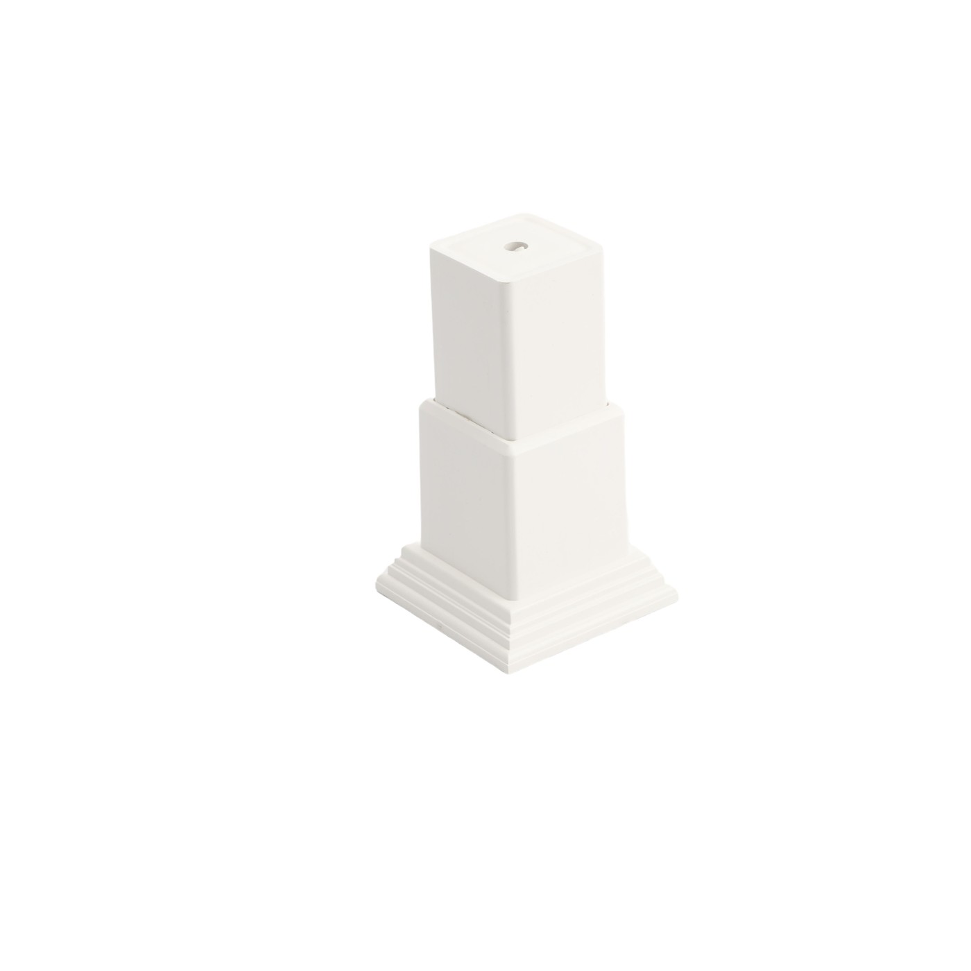 LMT 1254-WHITE 2-Piece Adjustable Foot Block Kit For Vinyl Railing (2 ...