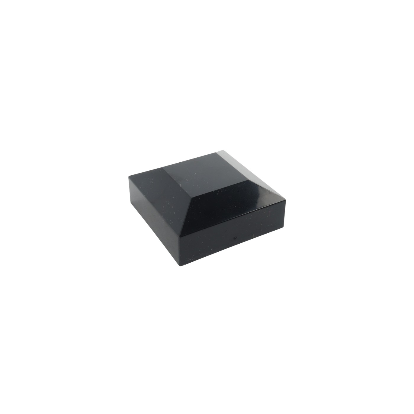 2" x 2" Square Vinyl Post Cap For 2" Aluminum Fence Post (Black ...