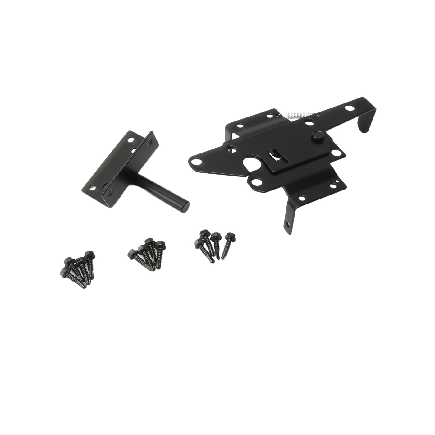 Stainless Steel Dual-Sided Lockable Vinyl Fence Gate Latch (Black ...