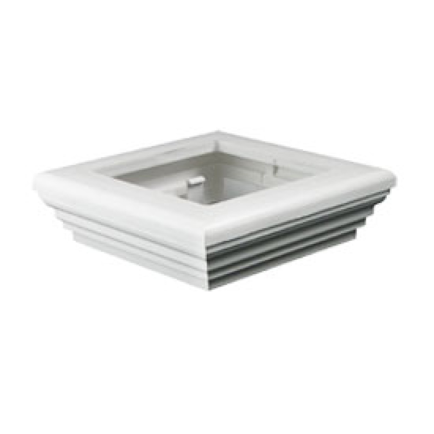 LMT A-44PT-WHITE 4" Sq New England Vinyl Post Trim - White | Vinyl ...