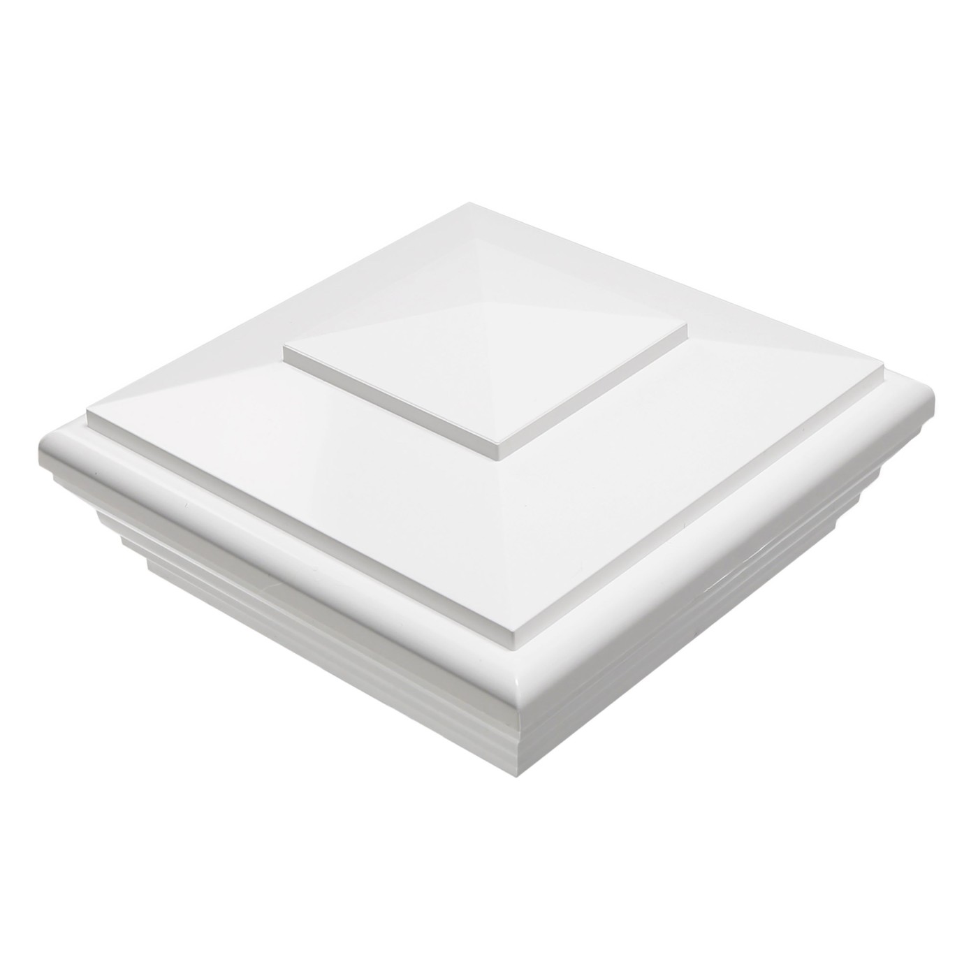 LMT S-44NE 4" x 4" Classic New England Vinyl Post Cap - White | Vinyl ...