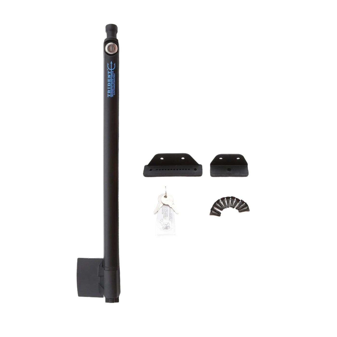 20" Trident Magnetic Pool Compliant Key-Lockable Child Safety Pool Gate ...