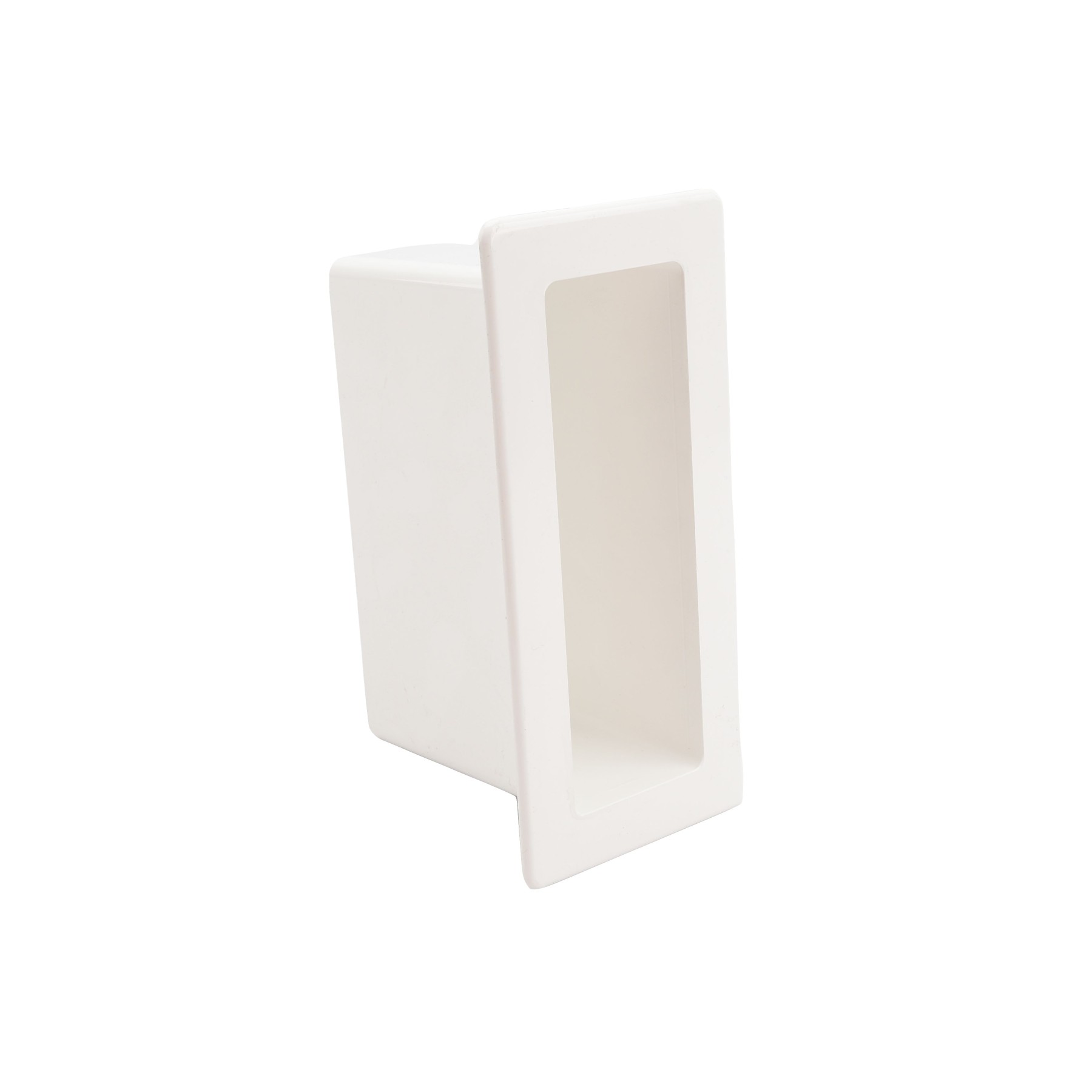 2" x 6" x 4" Pocket Rail Vinyl Fence Gate Socket (White) - LMT 1129 ...