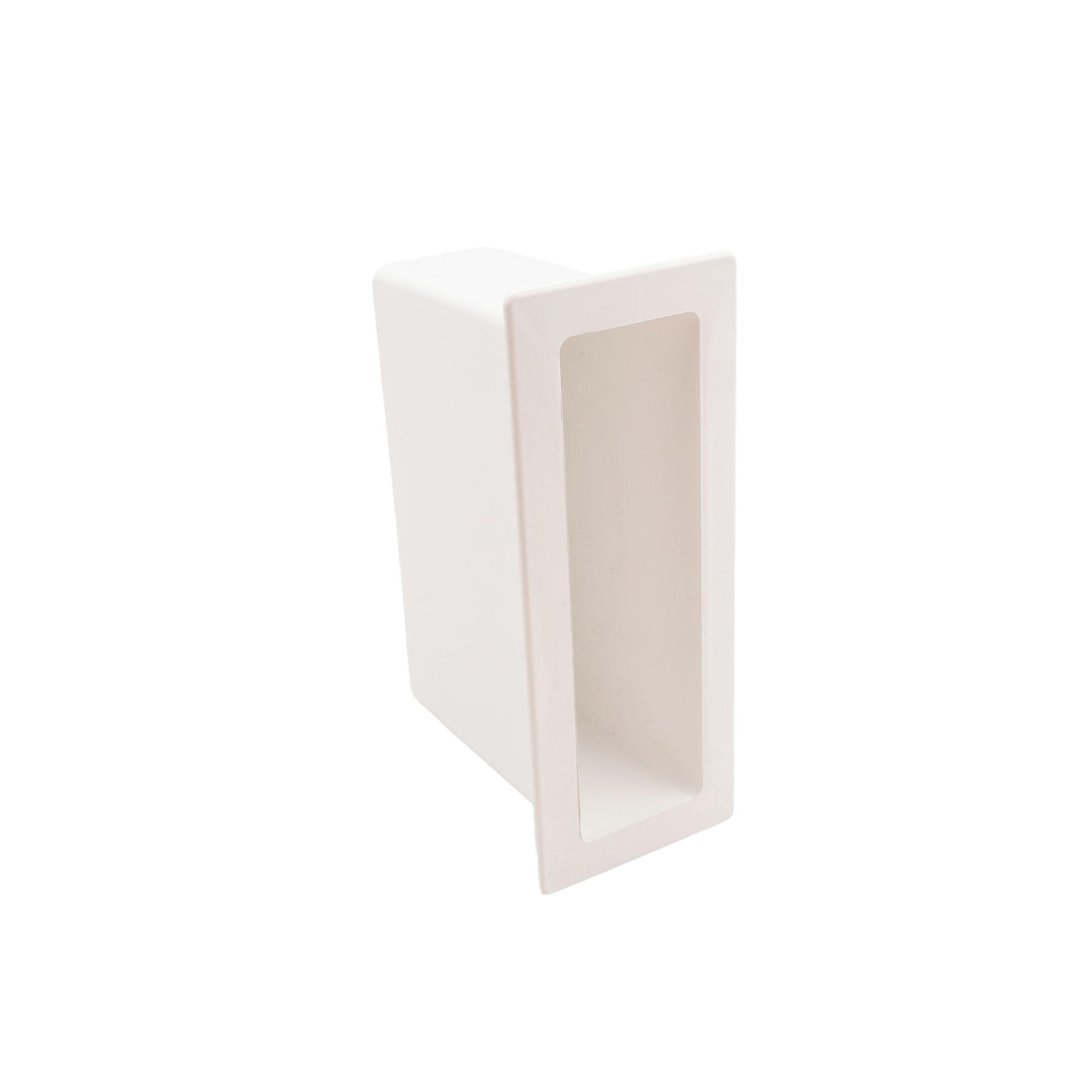 2" x 7" x 5" Pocket Rail Vinyl Fence Gate Socket (White) - LMT 1143 ...