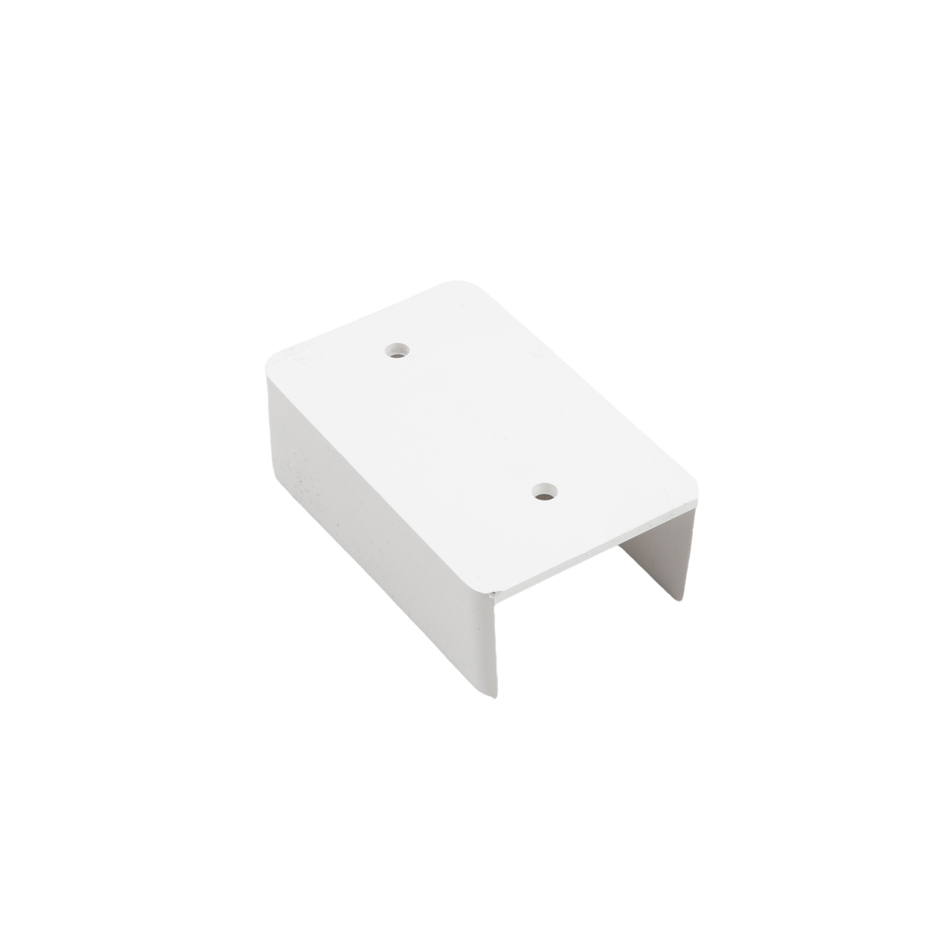 LMT 2" x 3 1/2" Rail Mount Bracket For Vinyl Fence (White) - 1150-WHITE ...