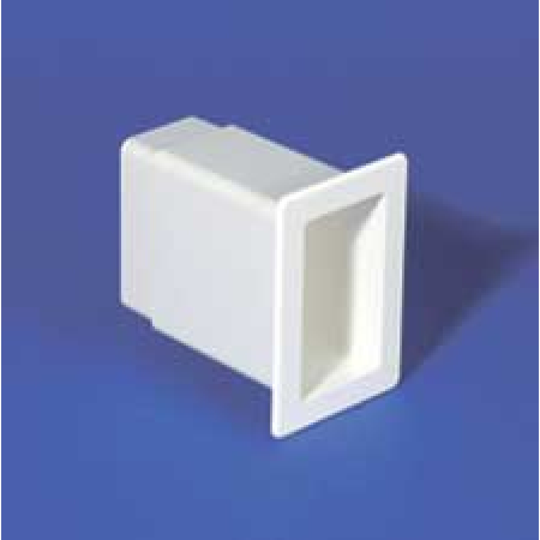 2" x 3 1/2" x 5" Pocket Rail Vinyl Fence Gate Socket (White) - LMT 1172 ...