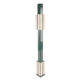 LMT Blu-Mount 4" Sq. x 36" Heavy-Duty Surface Mount IBC-Compliant ...