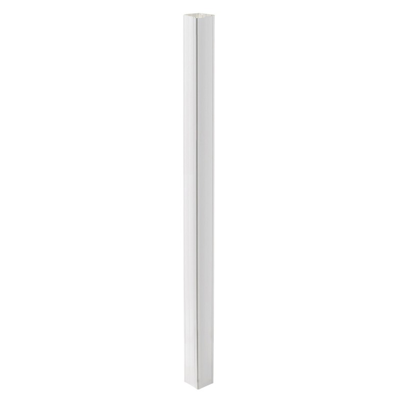 4" x 4" x 96" White Vinyl Porch Post Wrap for Wood Posts (Adjustable 3 ...