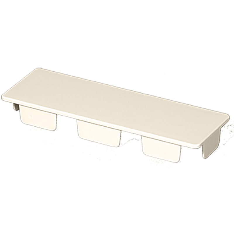 2" x 6" End Cap -Internal - KHAKI - Vinyl Fence End Caps and Hardware ...