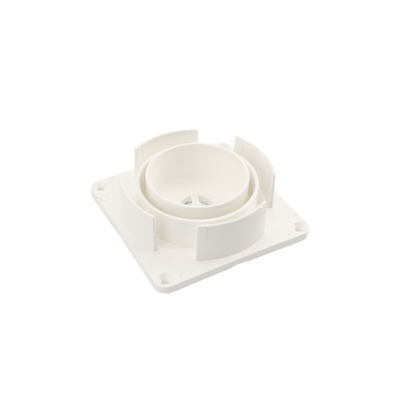 LMT 5" Sq. Vinyl Porch Post Mounting Plate For Vinyl Railing Deck Posts ...