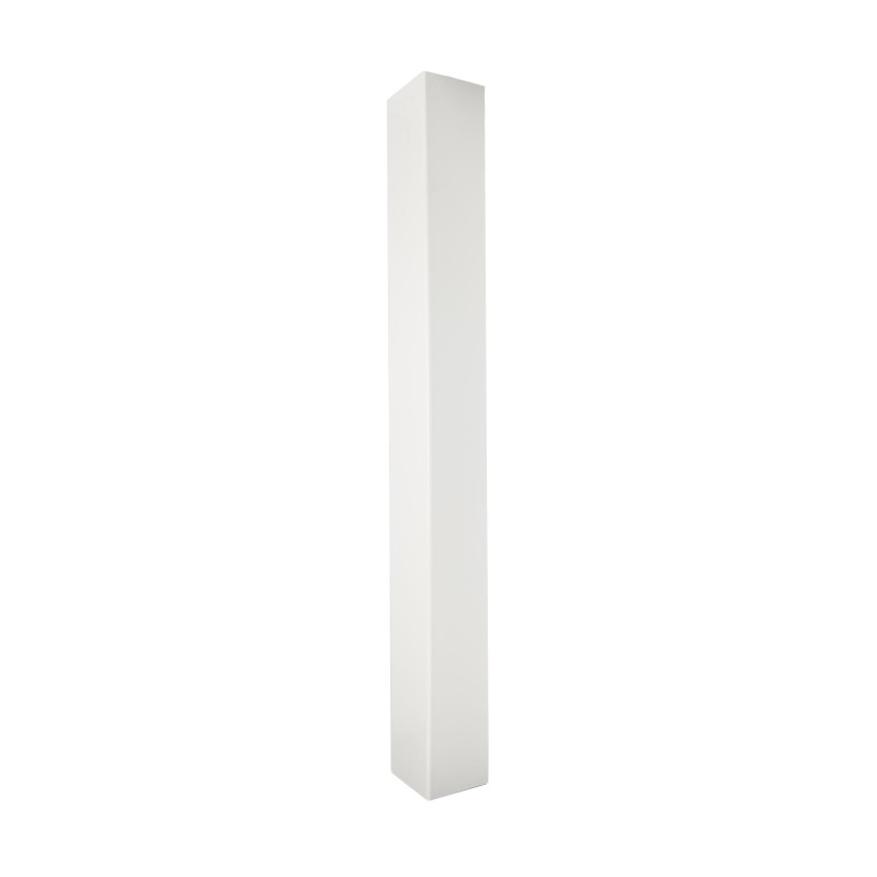 White Universal Vinyl Railing Post Sleeve 4" x 4" x 48" High - Made in ...