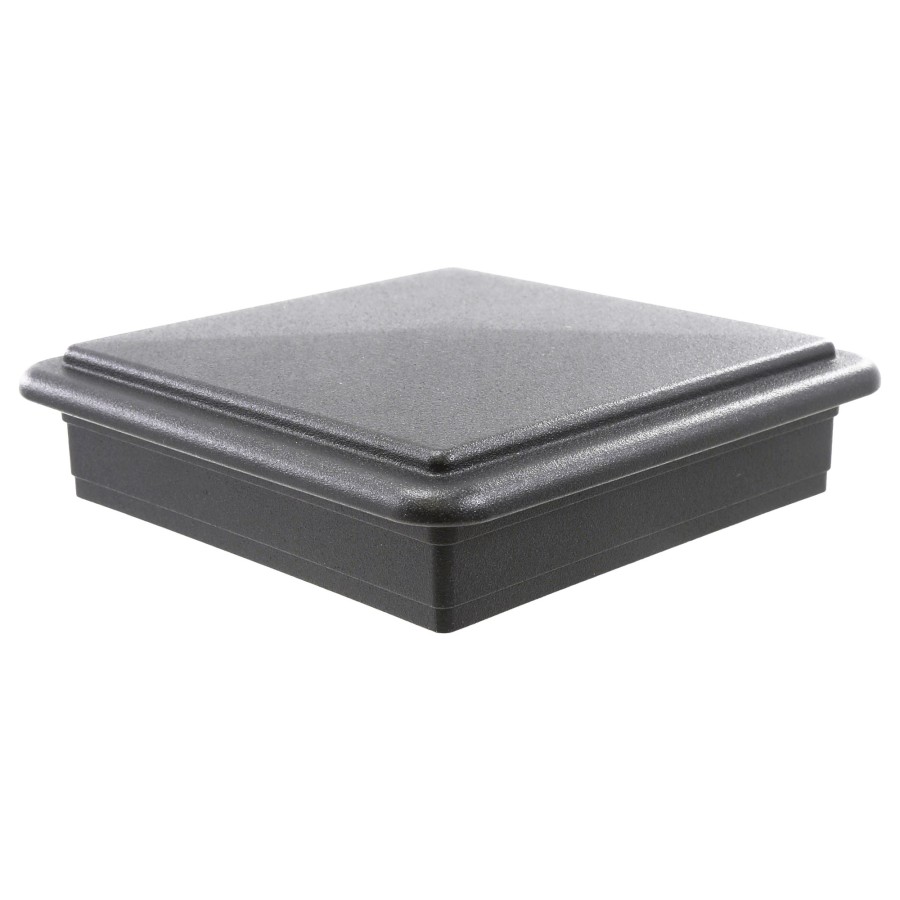 LMT 4 1/2" x 4 1/2" Sq. Suffield Vinyl Post Cap (For 5" x 5" Wood Post ...