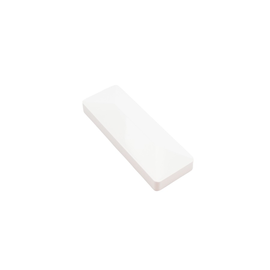 LMT 2" x 6" External Vinyl End Cap for Vinyl Fence Posts (White) - EEC ...
