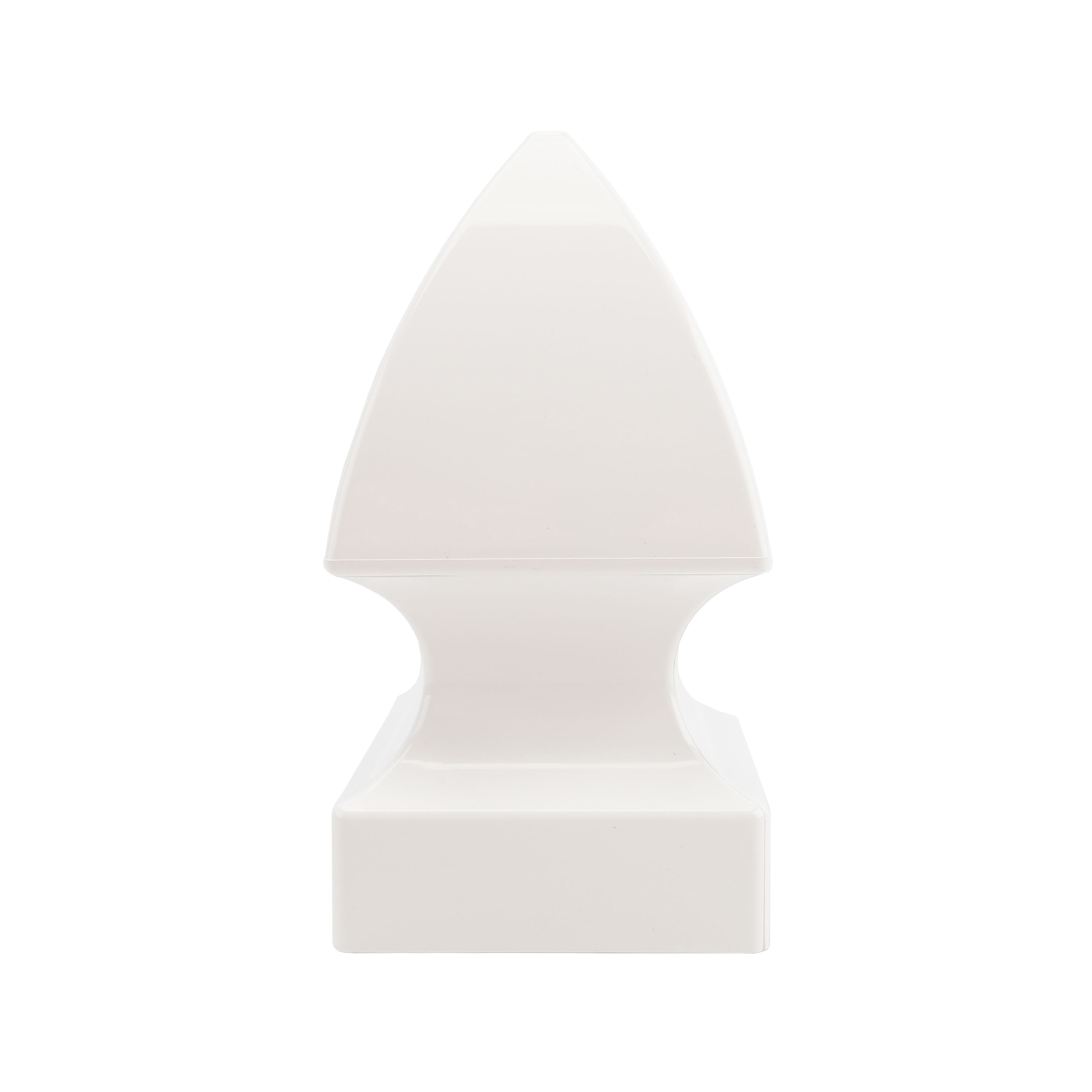 LMT 1005W 4" x 4" Gothic Vinyl Post Cap - White | Vinyl Fence Fittings