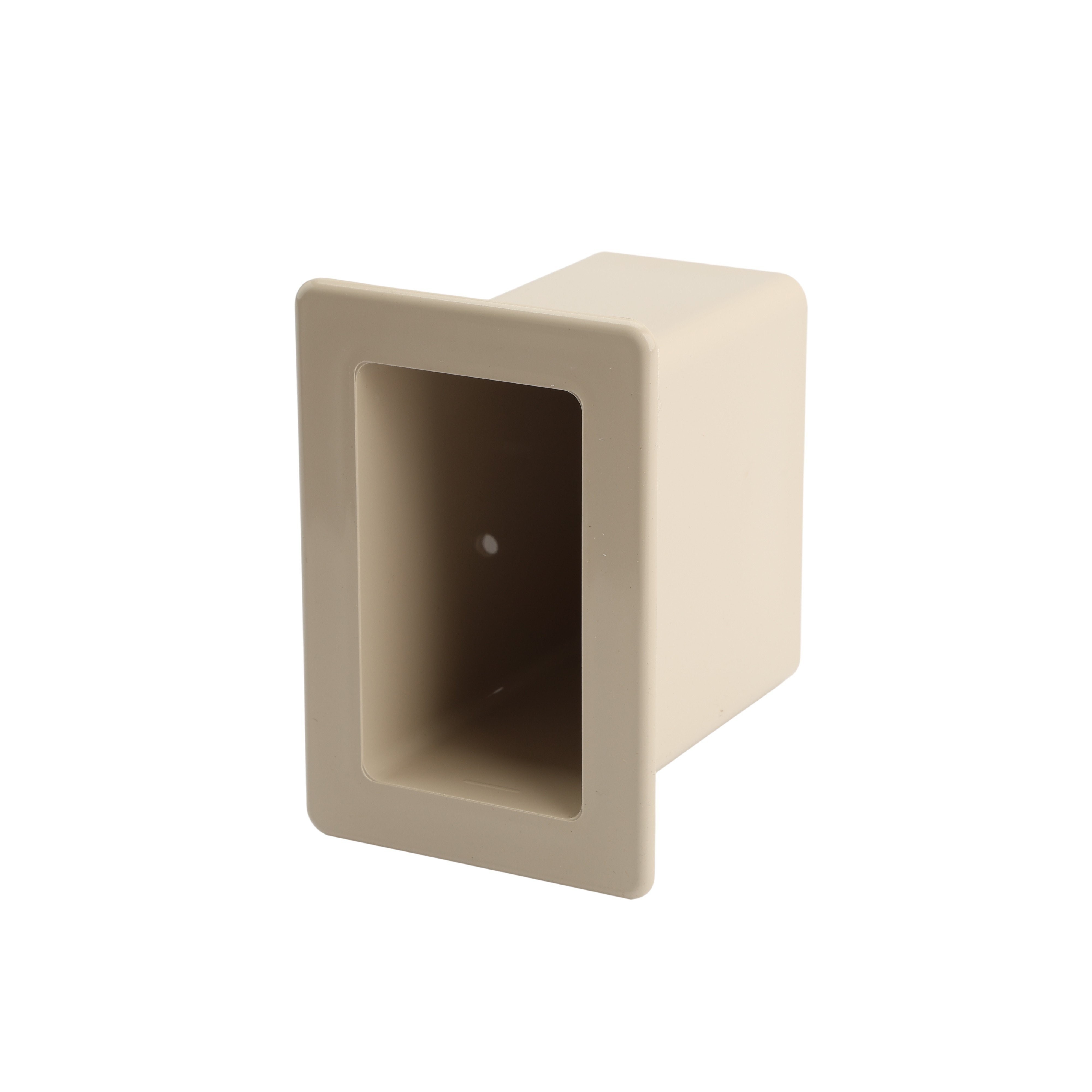 2" x 3 1/2" x 4" Pocket Rail Vinyl Fence Gate Socket (Almond) - LMT ...