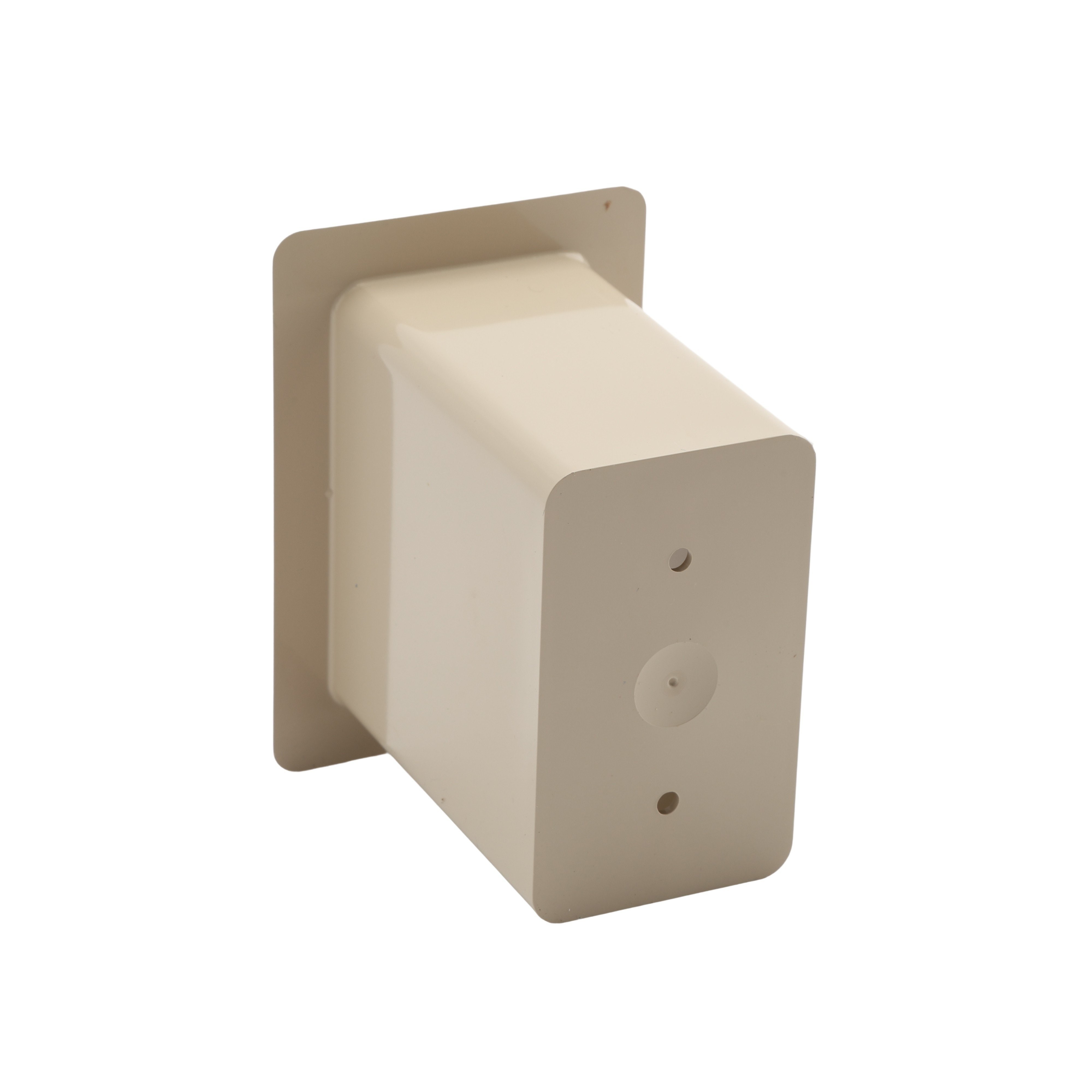 2" x 3 1/2" x 4" Pocket Rail Vinyl Fence Gate Socket (Almond) - LMT ...