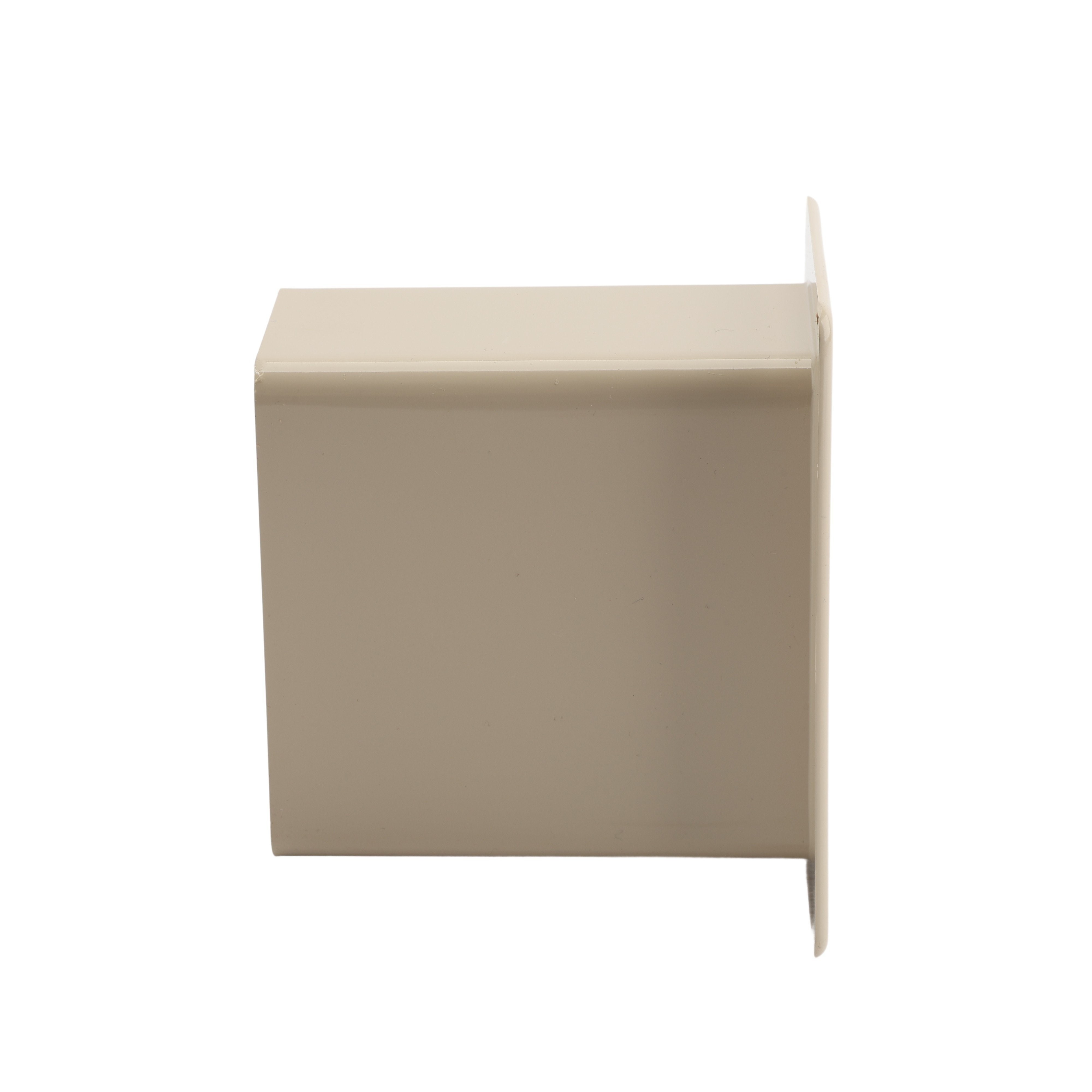 2" x 3 1/2" x 4" Pocket Rail Vinyl Fence Gate Socket (Almond) - LMT ...