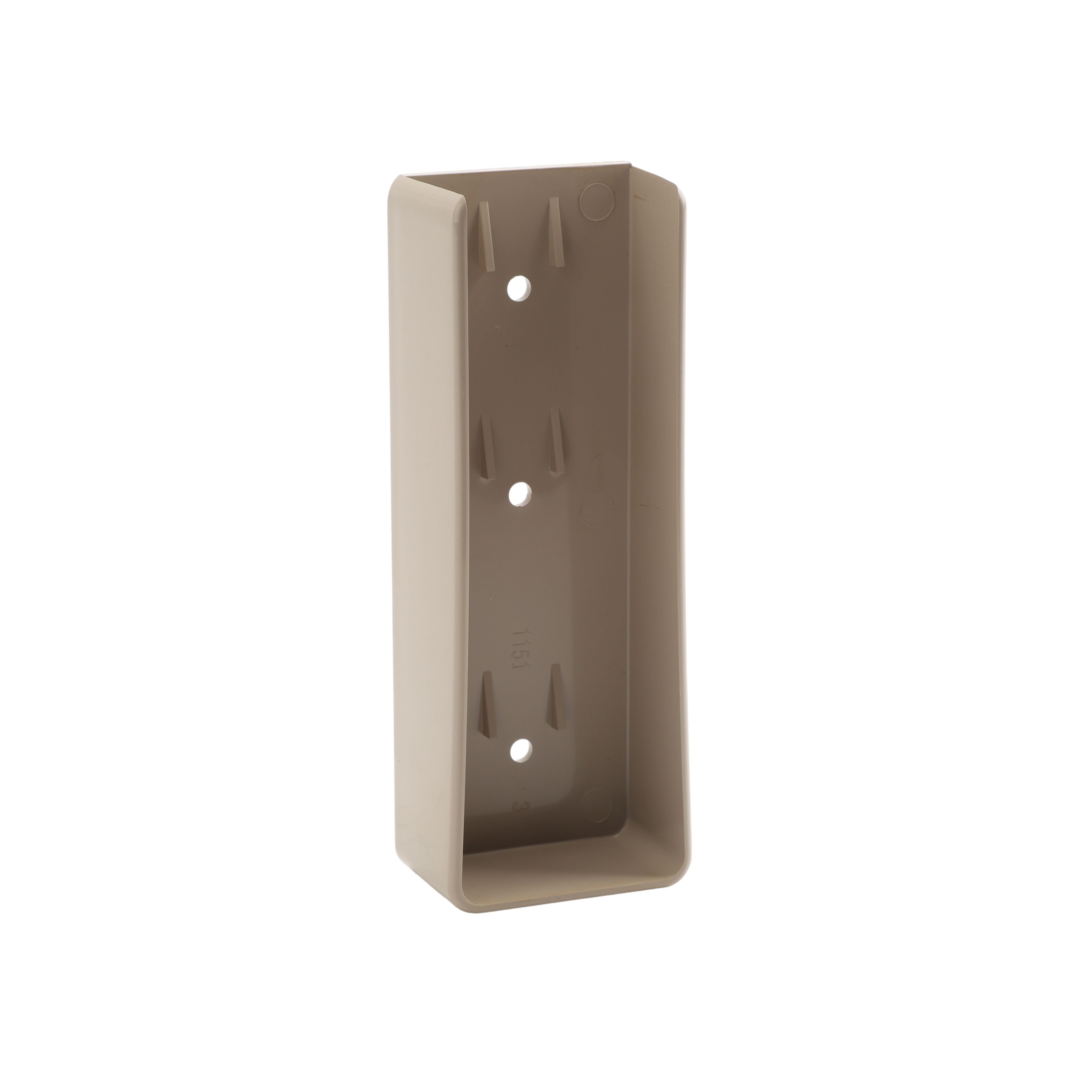 LMT 2" x 6" Rail Mount Bracket For Vinyl Fence (Khaki) - 1151-KHAKI ...
