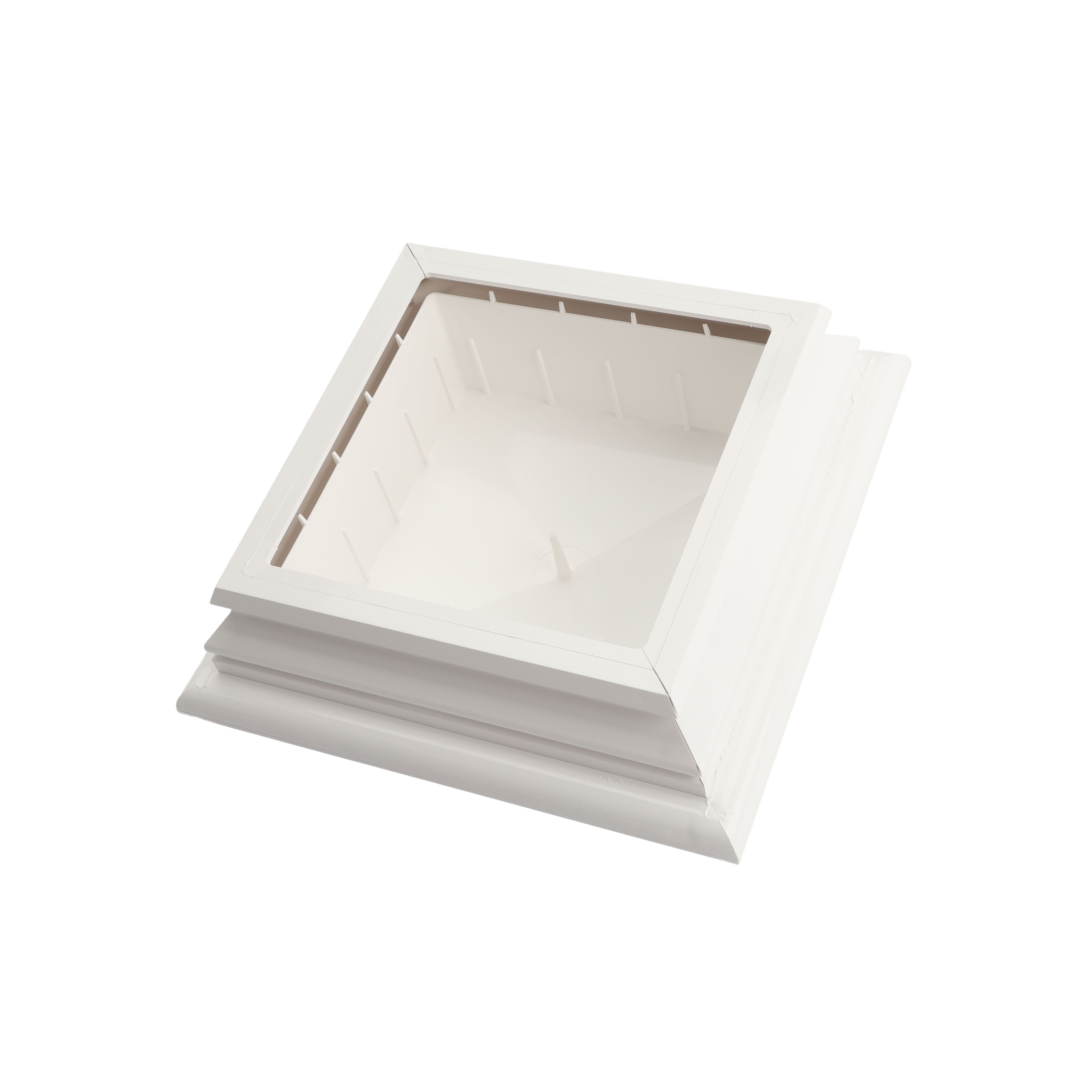 LMT 1225W 6" x 6" Federation Vinyl Post Cap - White | Vinyl Fence Fittings