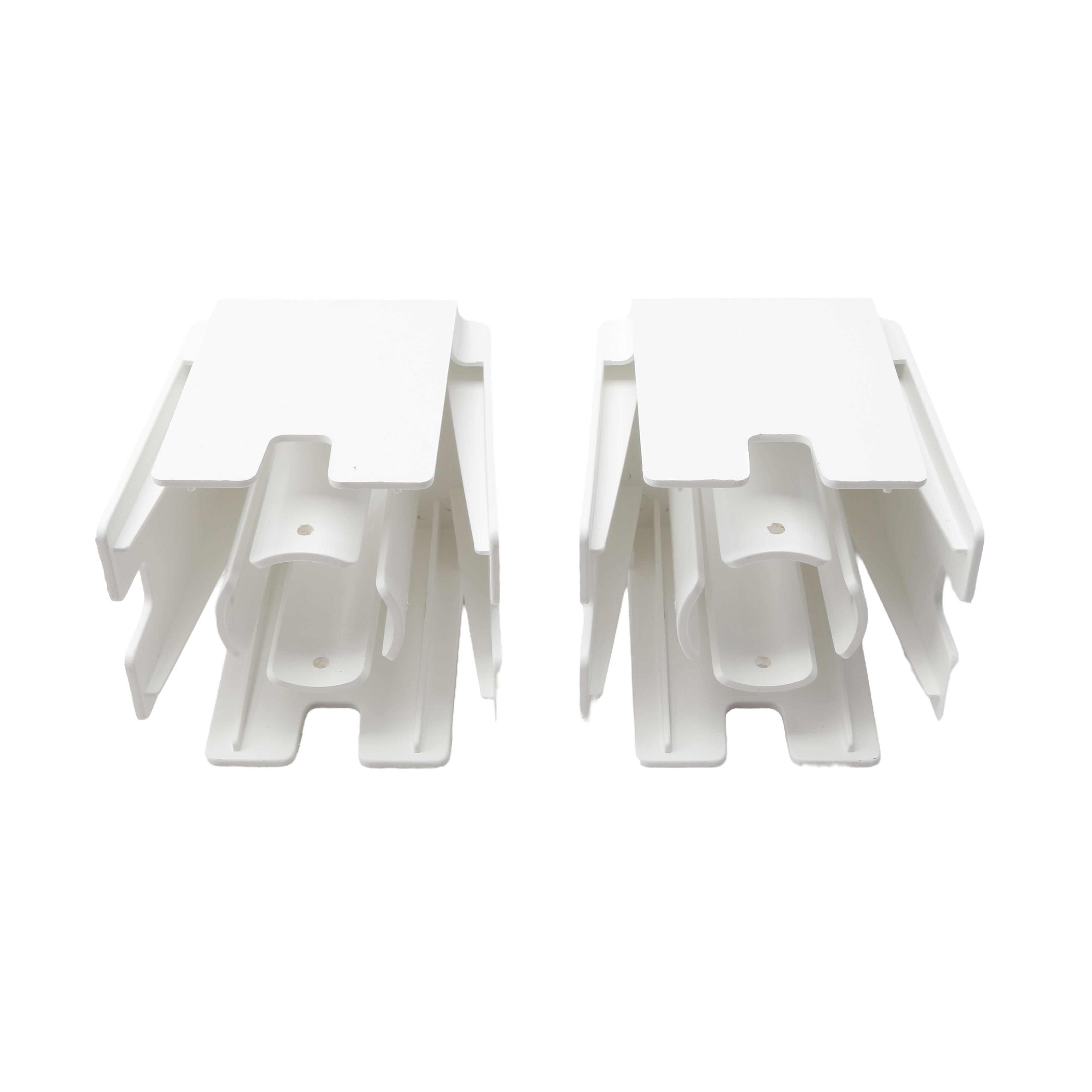 4" Square Vinyl Fence Post Mount Rook Kit For 1 5/8" OD Post - The Rook ...