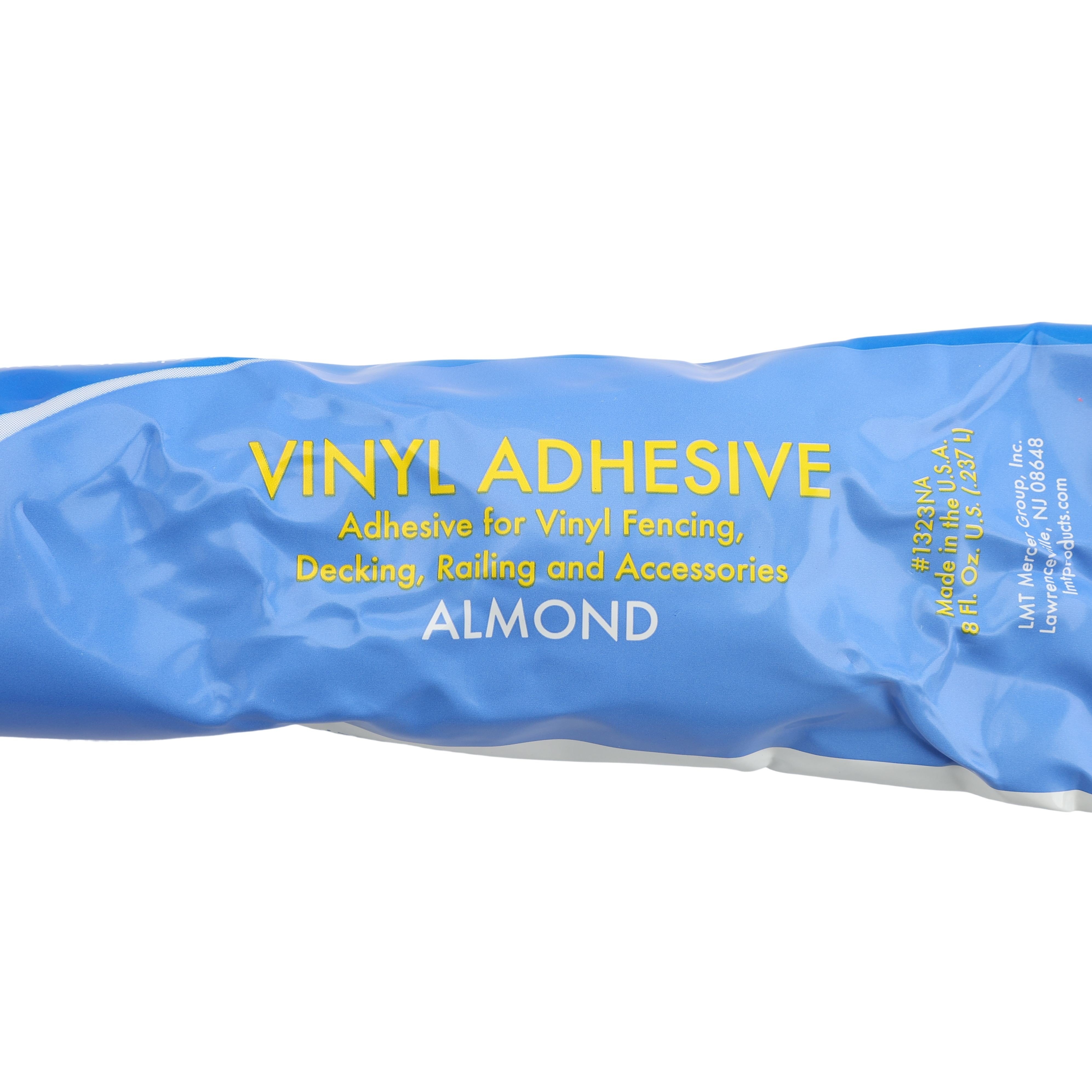 Vinyl Glue Adhesive for Vinyl Fence and Railing - 6 Oz Tube (Almond ...