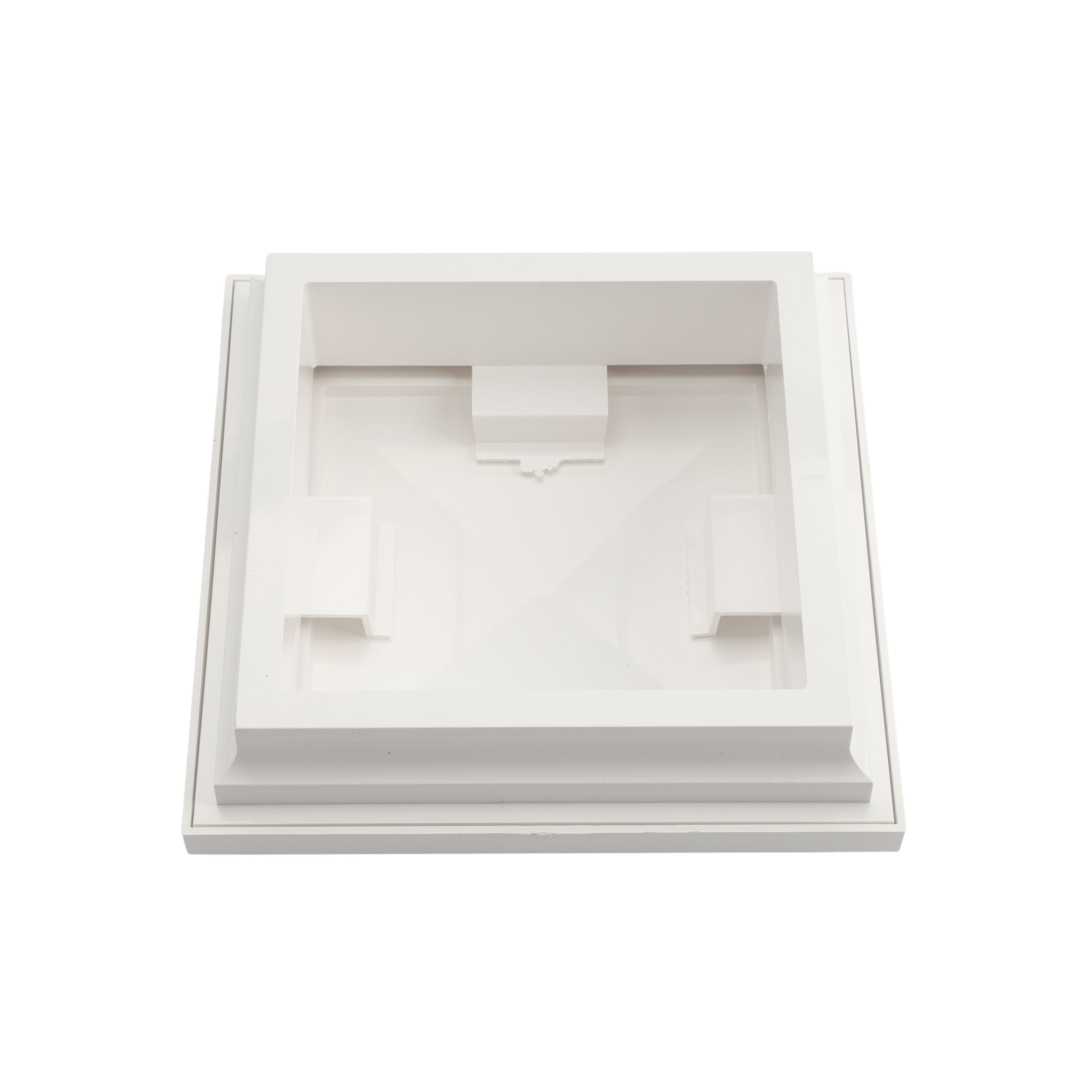 LMT 1329W 5" x 5" Hampton Vinyl Post Cap - White | Vinyl Fence Fittings