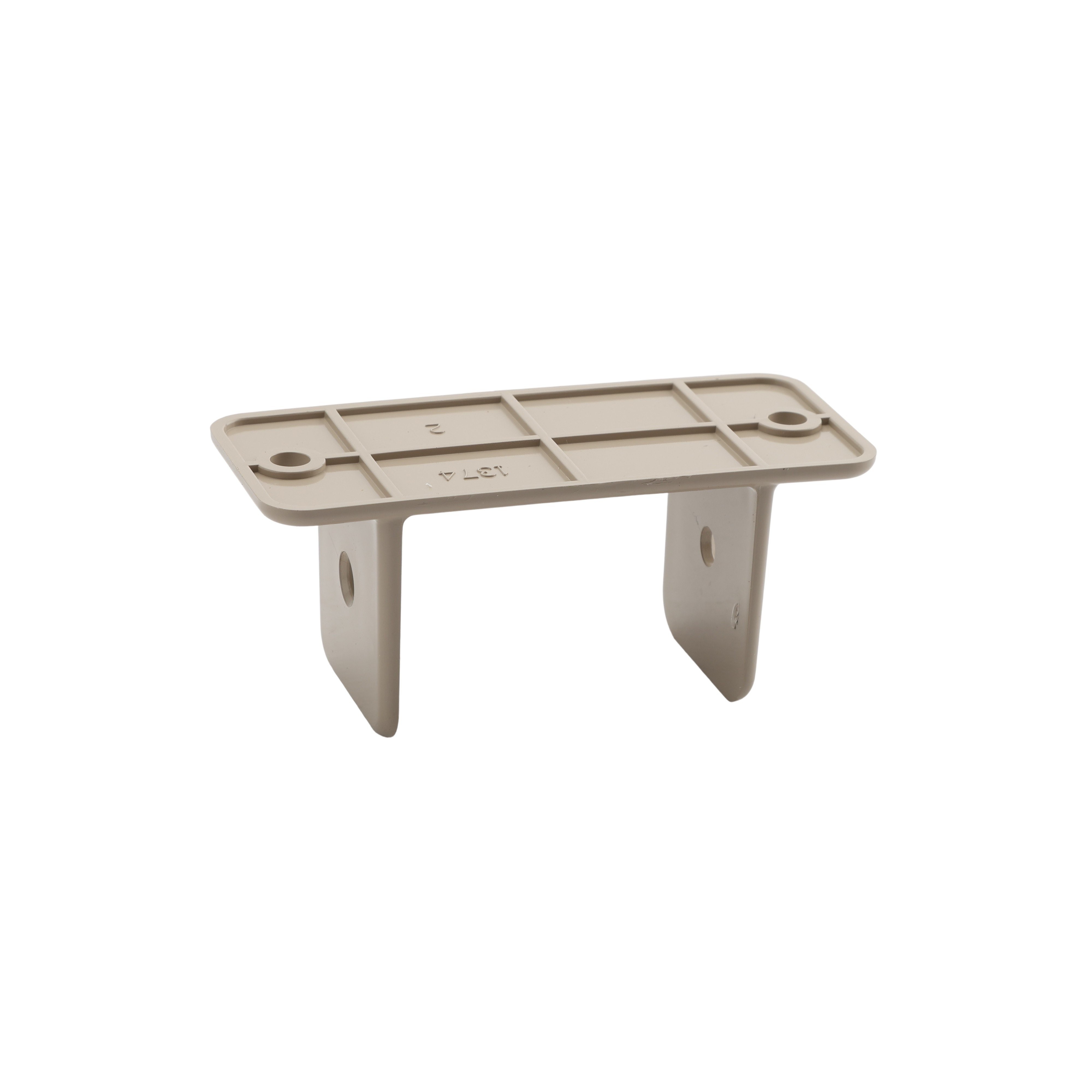 LMT 1374-KHAKI 2" Squar Vinyl Rail Pergola Rafter Cleat Clip - Khaki ...