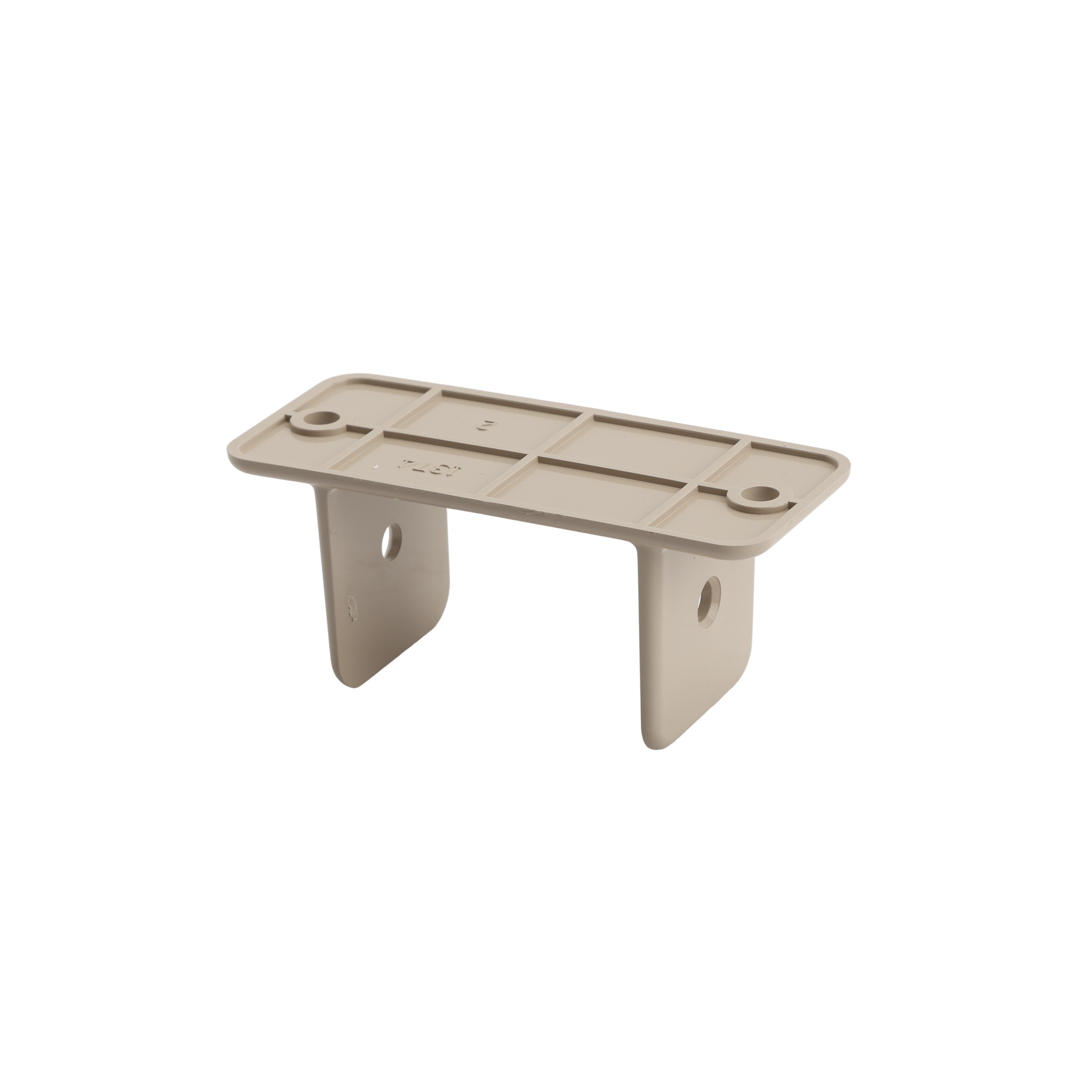 LMT 1374-KHAKI 2" Squar Vinyl Rail Pergola Rafter Cleat Clip - Khaki ...