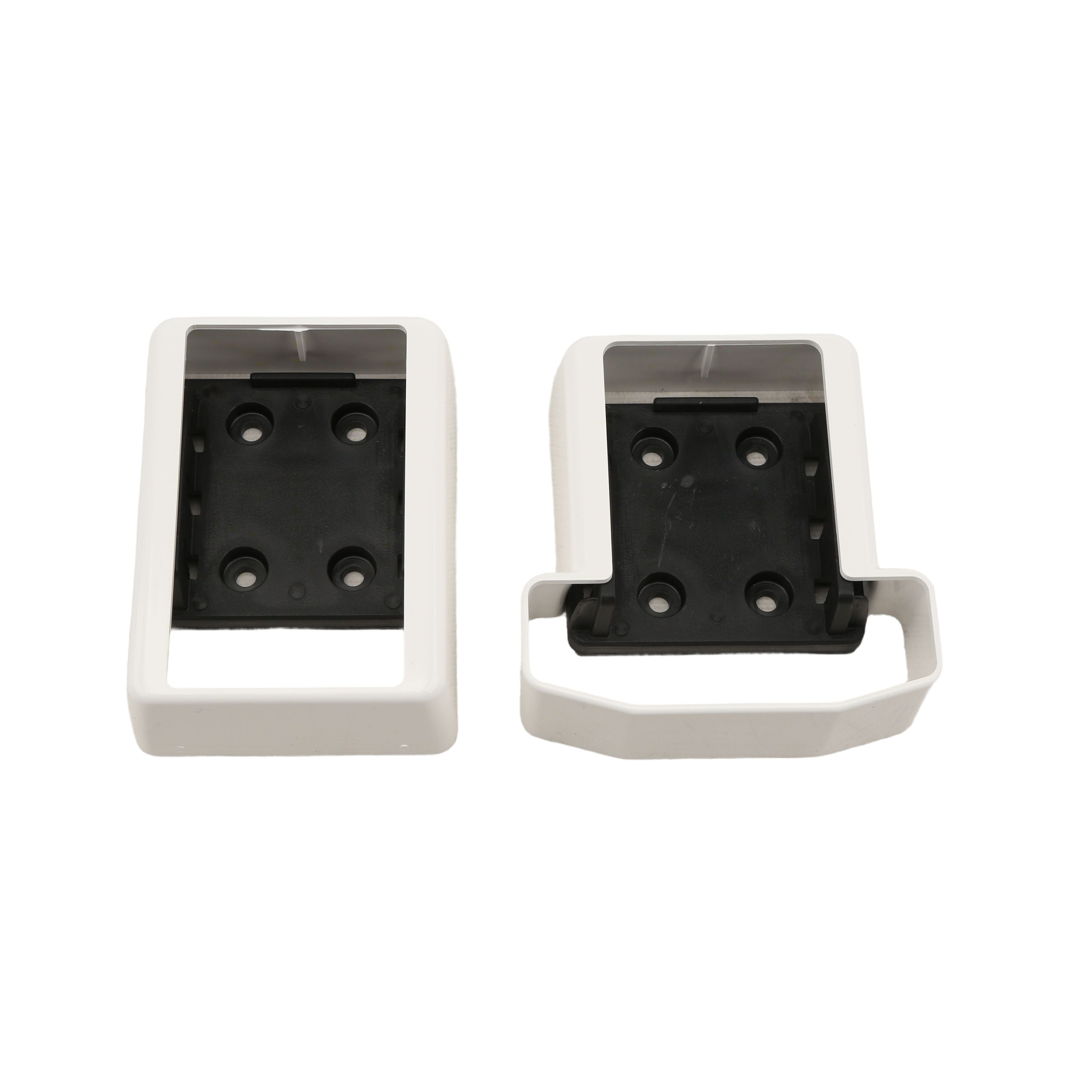 LMT 1394-WHITE T-Rail Covered Handrail Bracket Kit For Vinyl Railing (2 ...