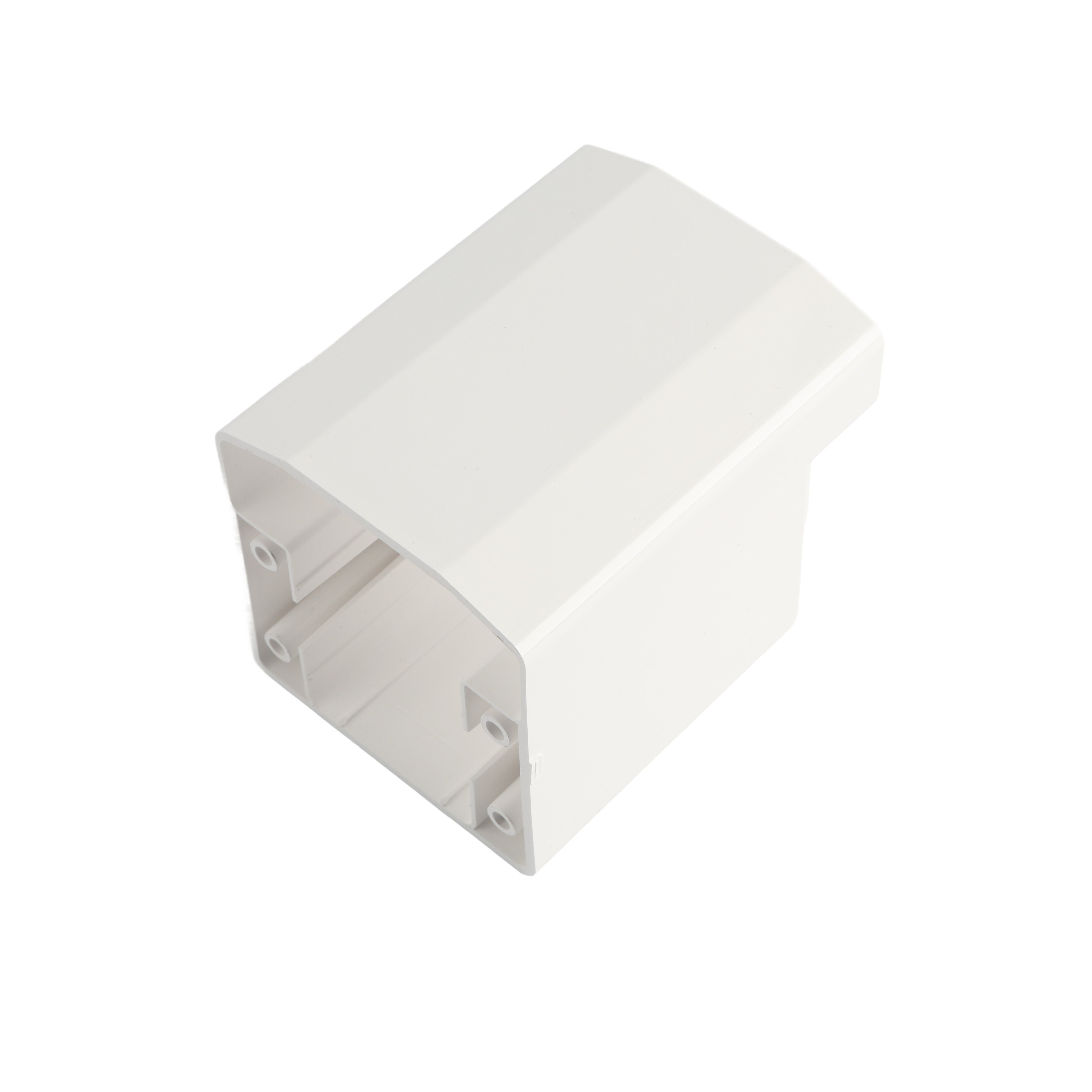 LMT 1428-WHITE 4 3/4" T-Rail Field Cut Handrail Vinyl Railing Bracket ...