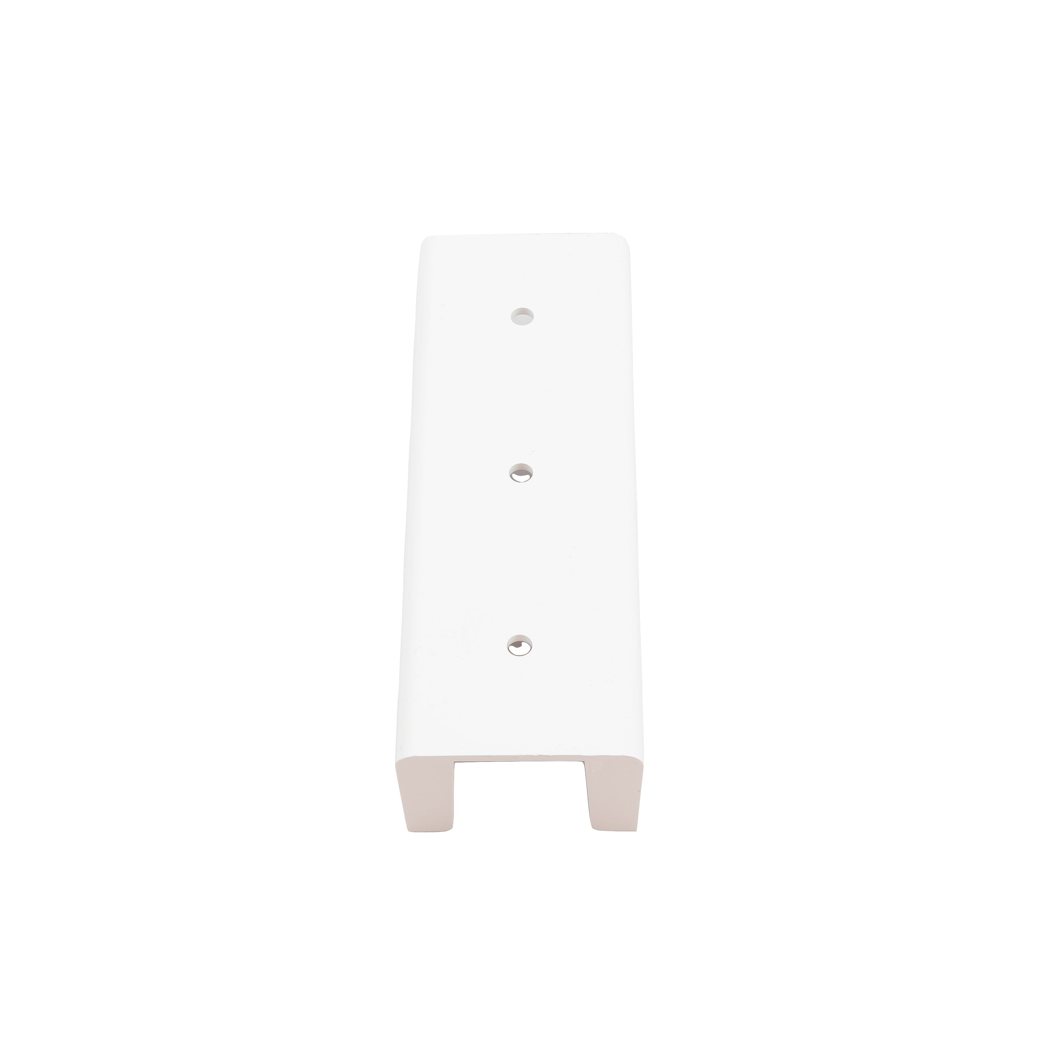 LMT 1 3/4" x 5 1/2" Rail Mount Bracket For Vinyl Fence (White) - 1469 ...
