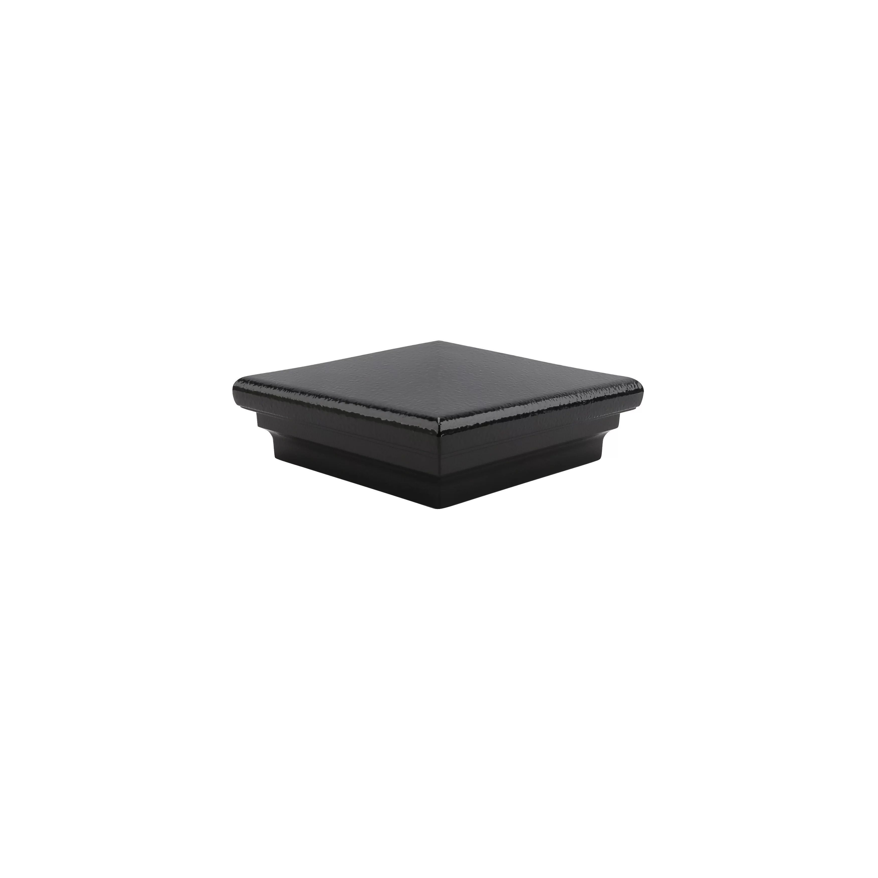 3.625" (3 5/8" x 3 5/8") Neptune Style Vinyl Post Cap for 4" x 4" Wood ...