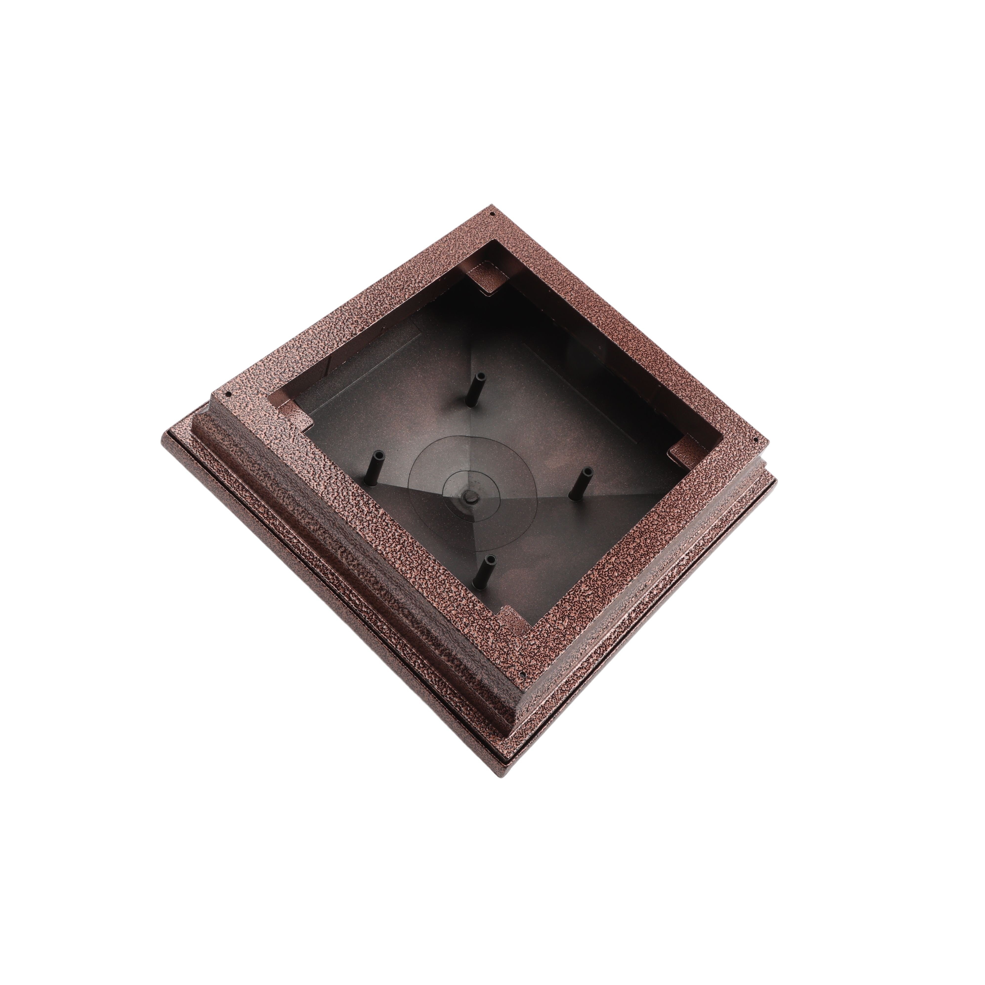 5" x 5" Neptune Style Vinyl Post Cap - Antique Copper | Vinyl Fence ...